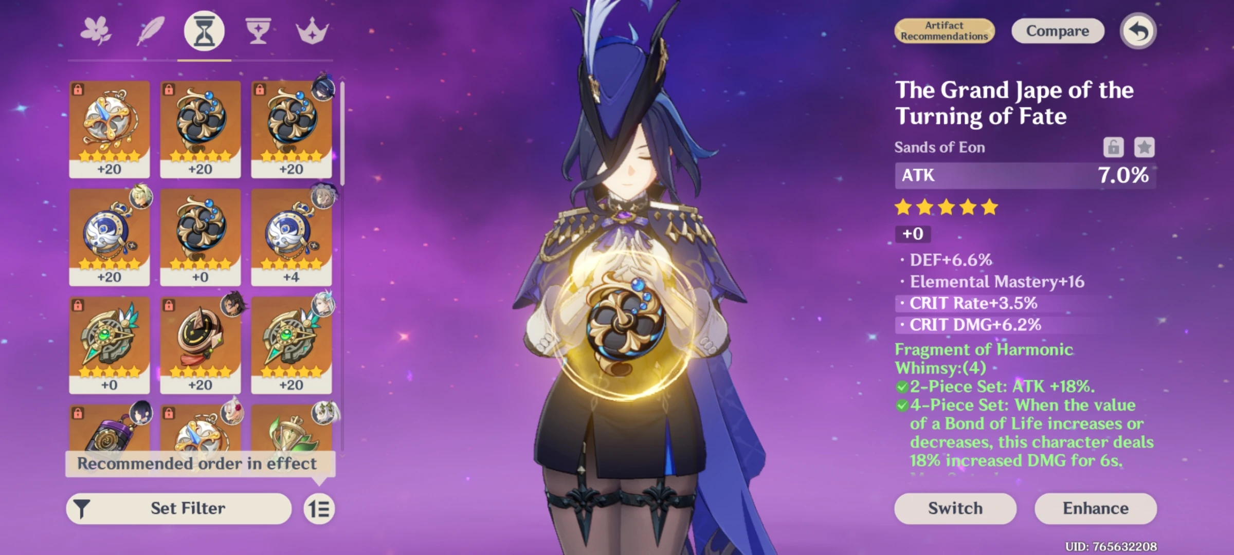 how upgrading today's artifacts went Genshin Impact | HoYoLAB