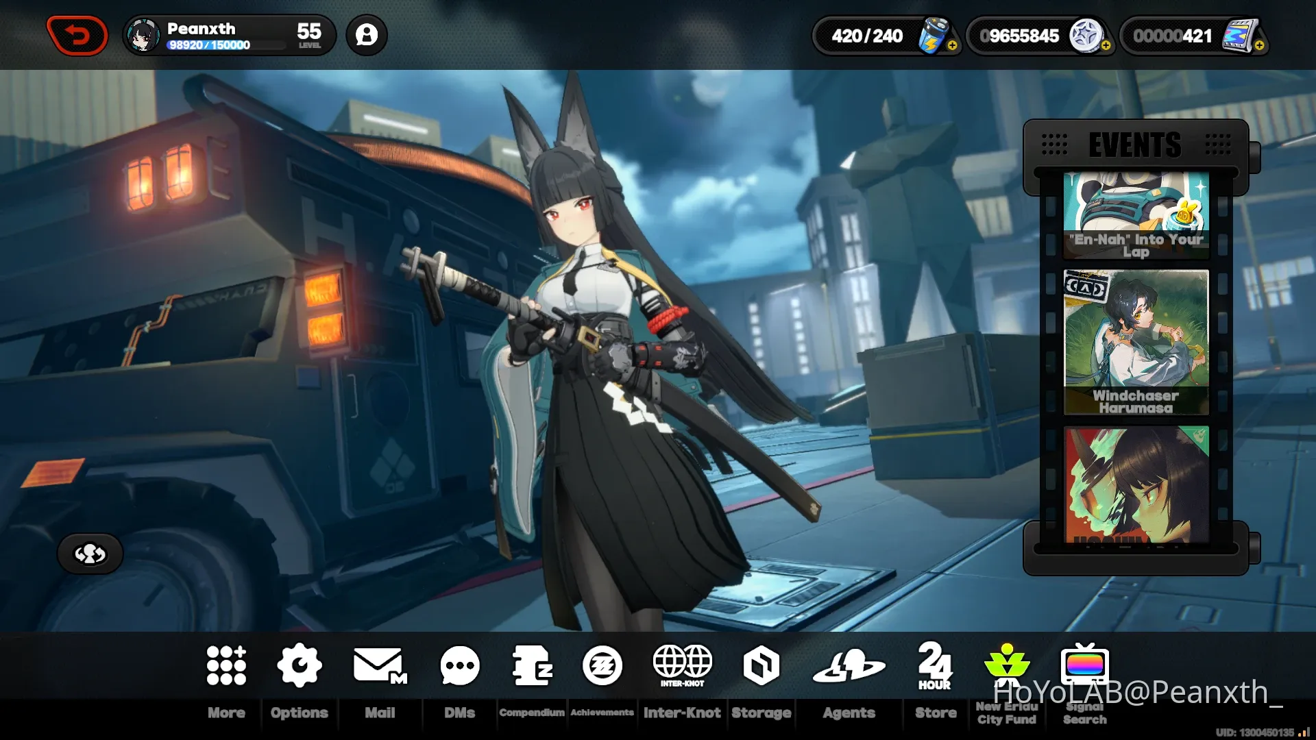 ALL HAIL, THE VOID HUNTER MIYABI 🙇🏻‍♂️ Zenless Zone Zero | HoYoLAB