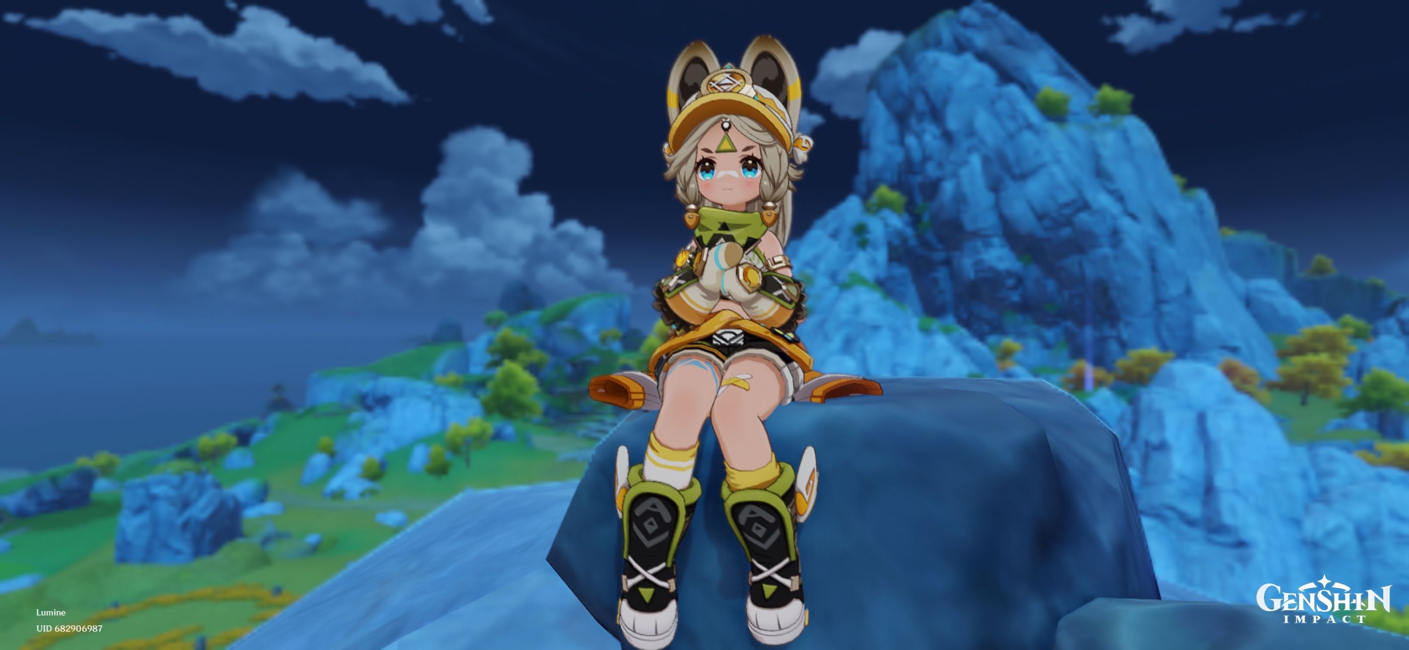 Sitting rocks!? Genshin Impact | HoYoLAB