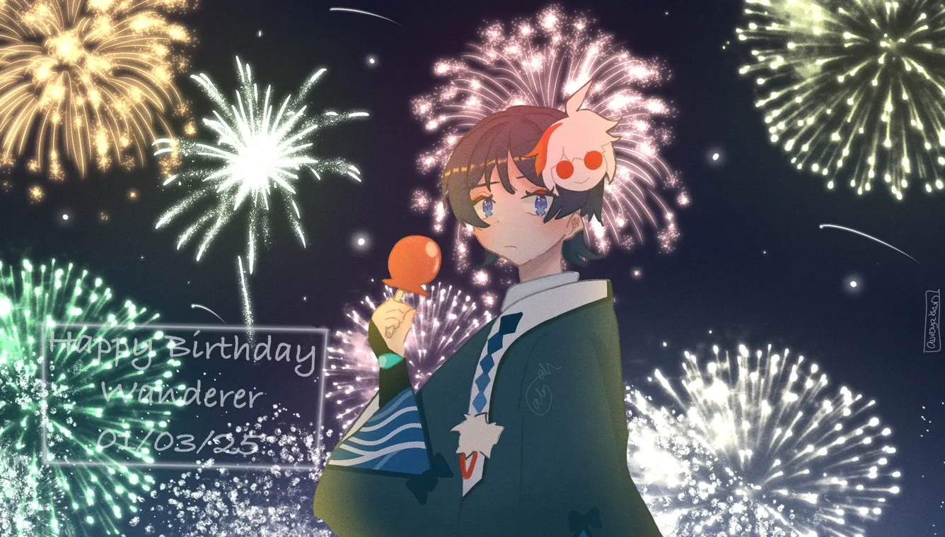 Happy Birthday Wanderer! 💙🎉 Genshin Impact | HoYoLAB