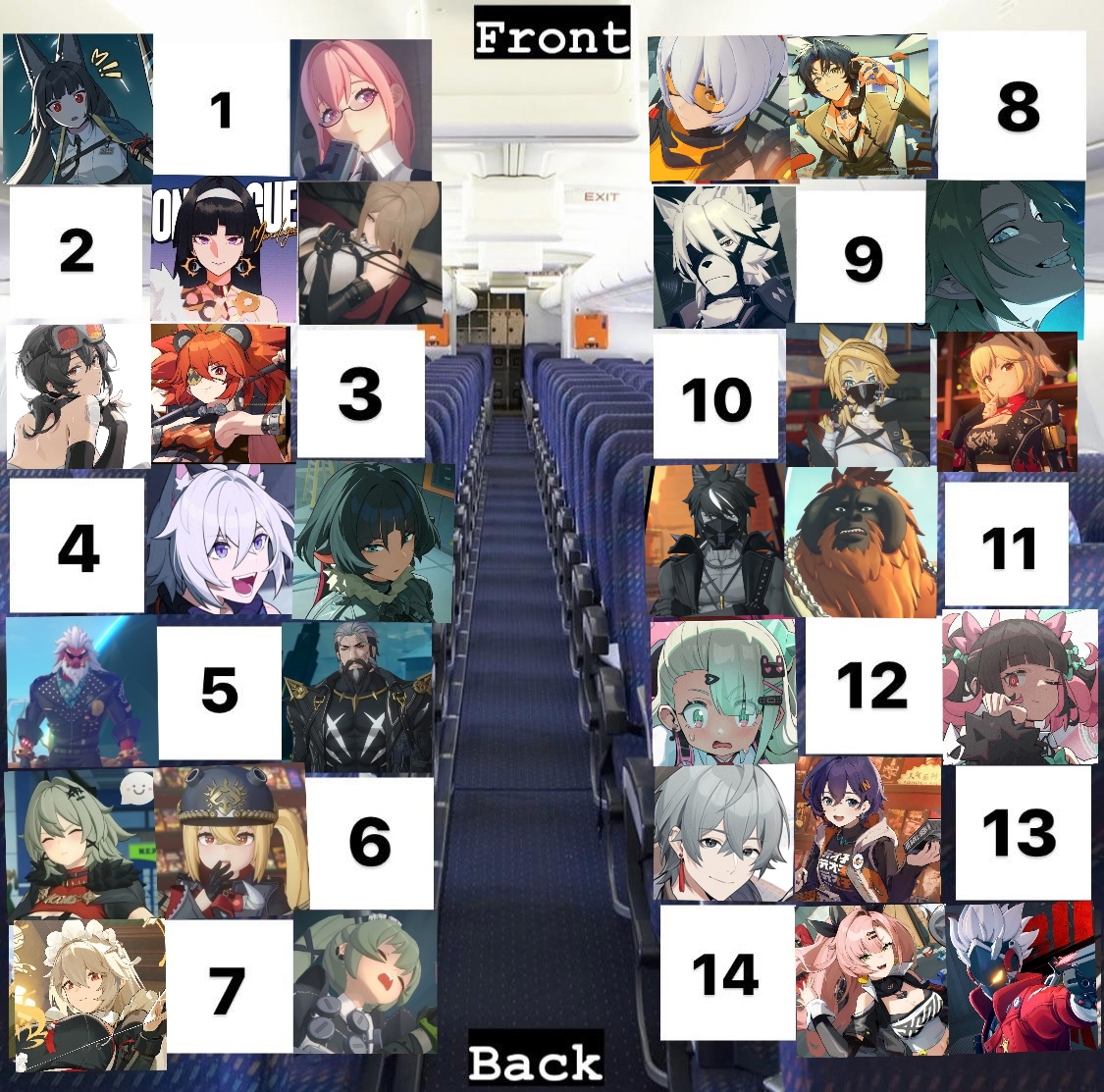 You're in an 8 hour flight, which seat are you taking? Zenless Zone ...