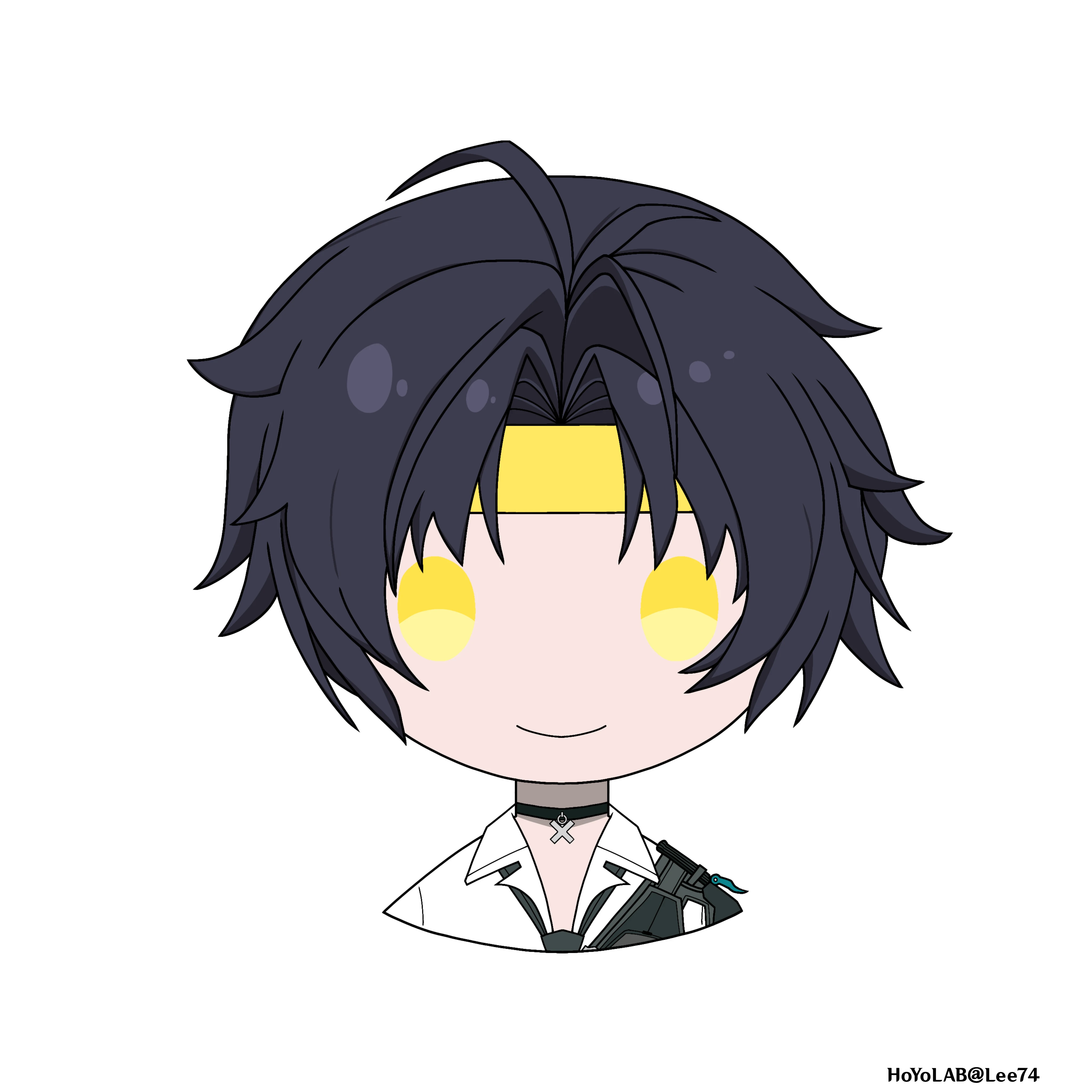 This HI3 style chibi Asaba Harumasa needs to slack off! Will you help ...