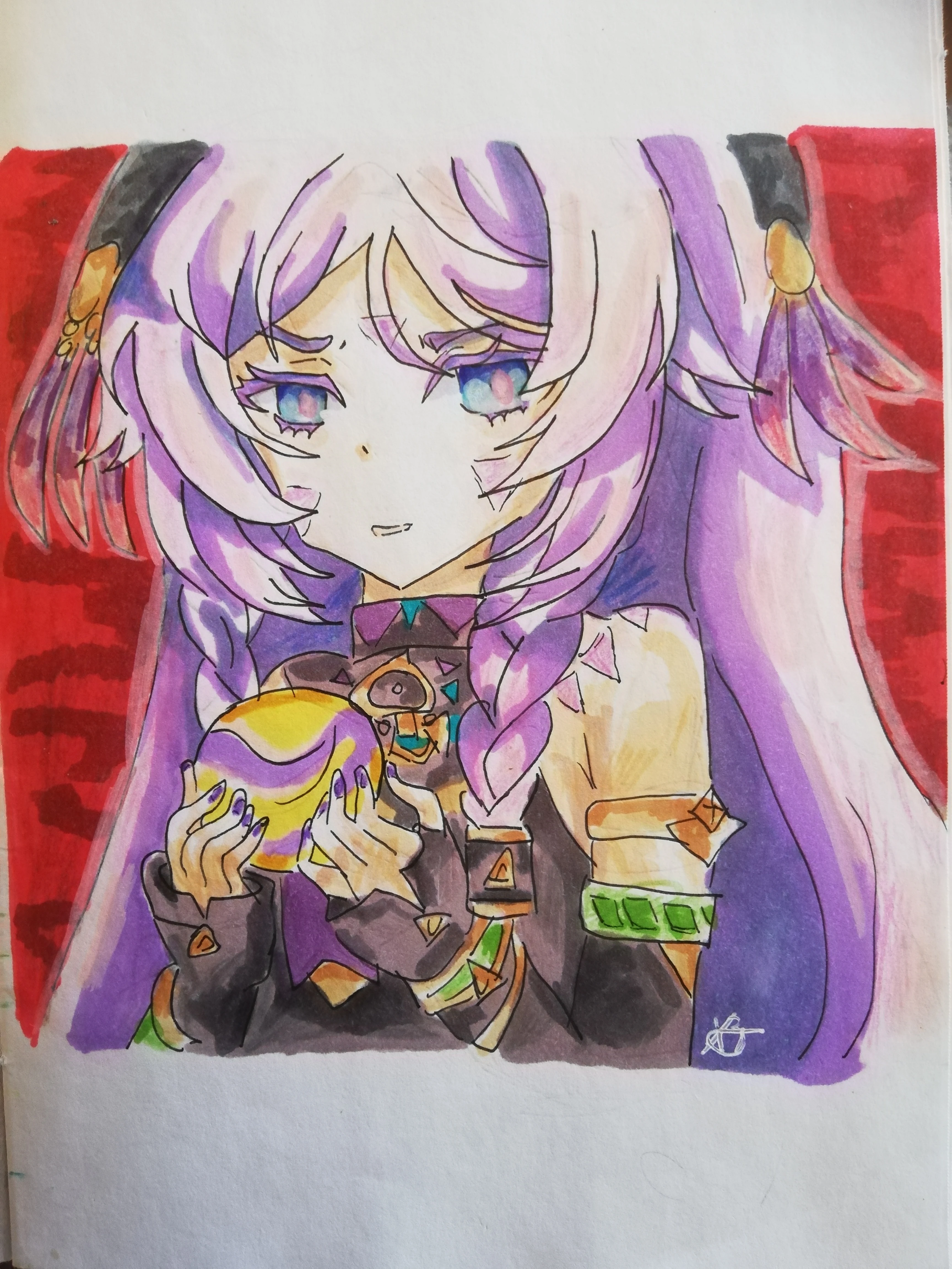 Drawing of Citlali and my pullsfor Citlali Genshin Impact | HoYoLAB