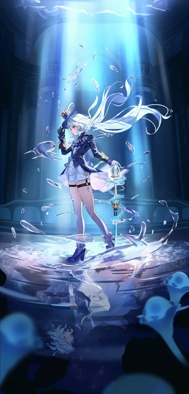 Y’all like my Furina lock screen and wallpaper? Genshin Impact | HoYoLAB