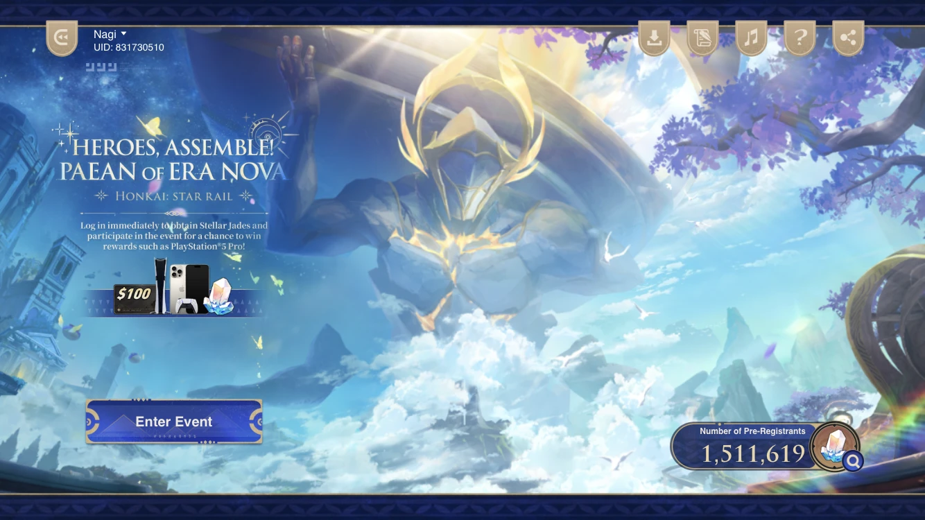 Anyone can help me you know just helping each HSR player like me please ...