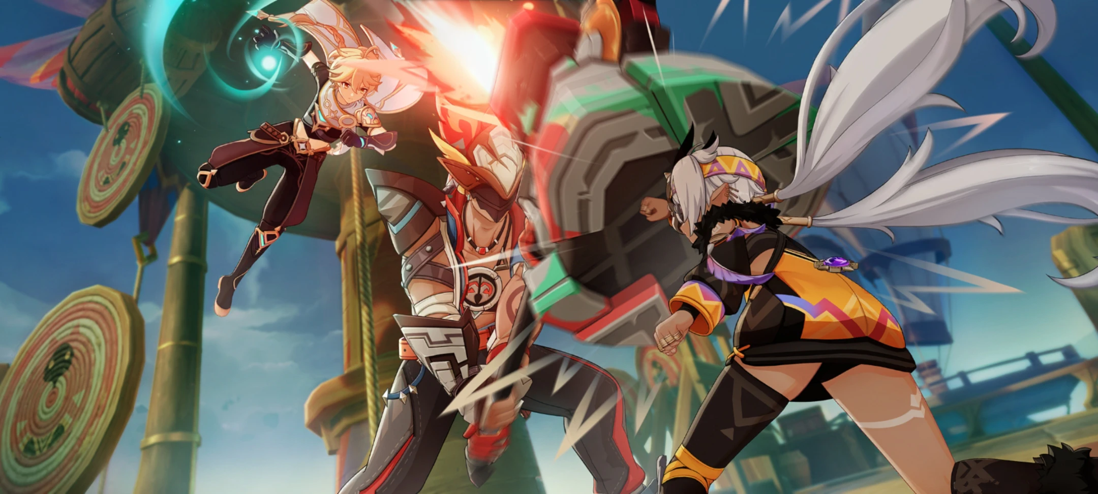 Chasca tribe quest cutscenes and Capitano taking his mask off Genshin ...