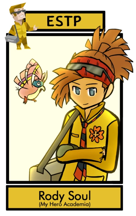 ESTP : Rody Soul! | Drawing my Favorite Characters for each MBTI ...