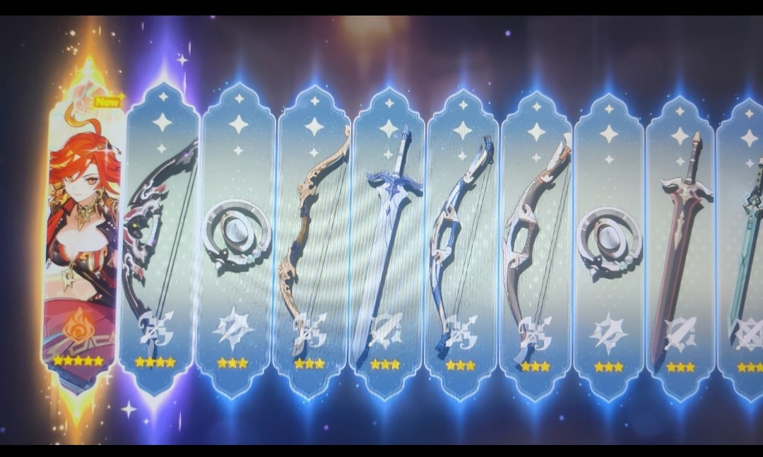 my friend pulled mavuika for me just in 10 pulls!!!! Genshin Impact ...