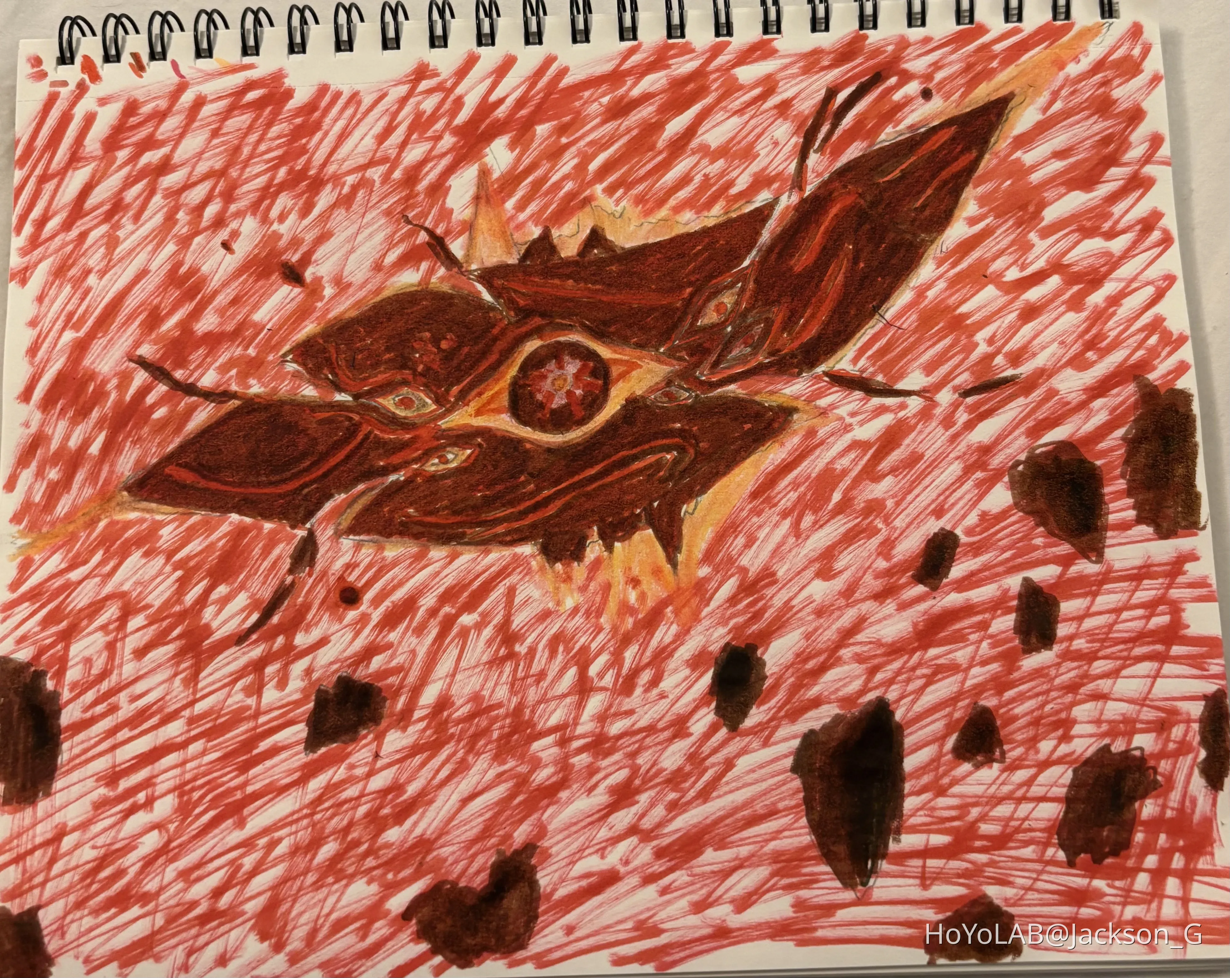 My attempt at drawing Ronova Genshin Impact | HoYoLAB