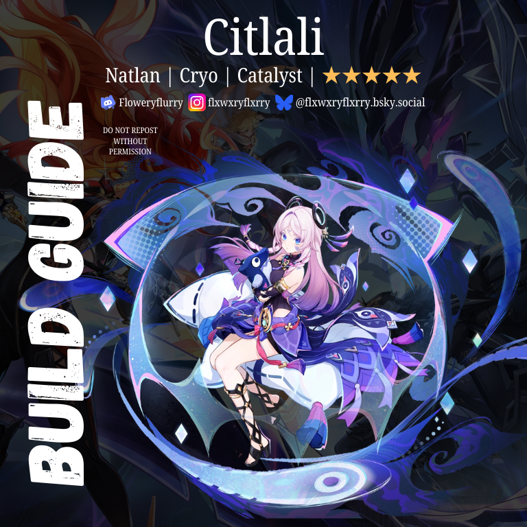 [V5.3] Citlali Cryo Support Quick Build Guide ️ Genshin Impact | HoYoLAB