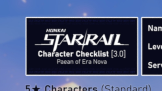 3.0 checklist teaser [hsr] Honkai: Star Rail | HoYoLAB