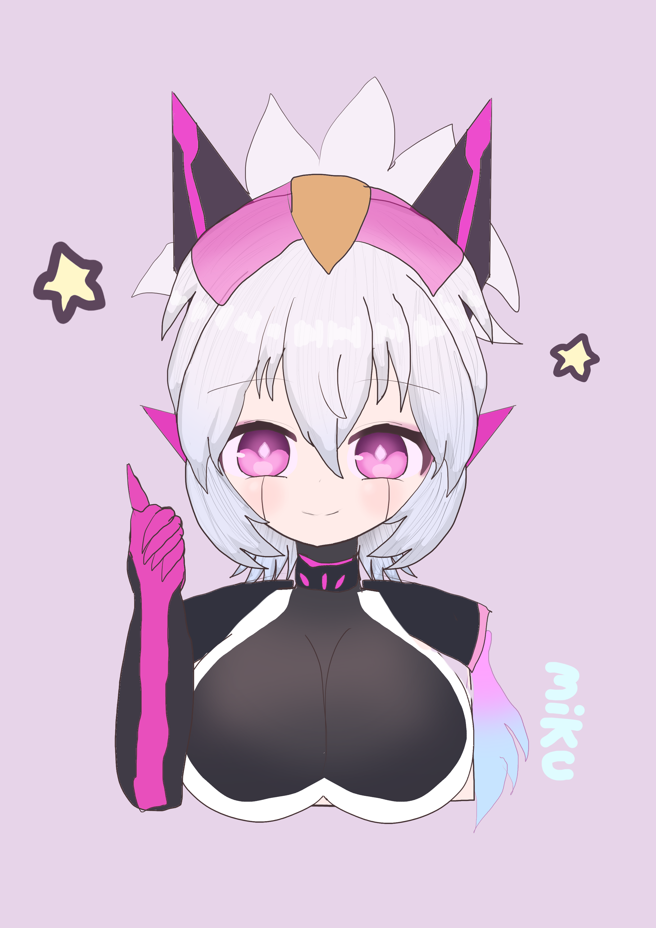 CyFy drawing for Princess Magenta!! Since she loves CyYu :) | HoYoLAB