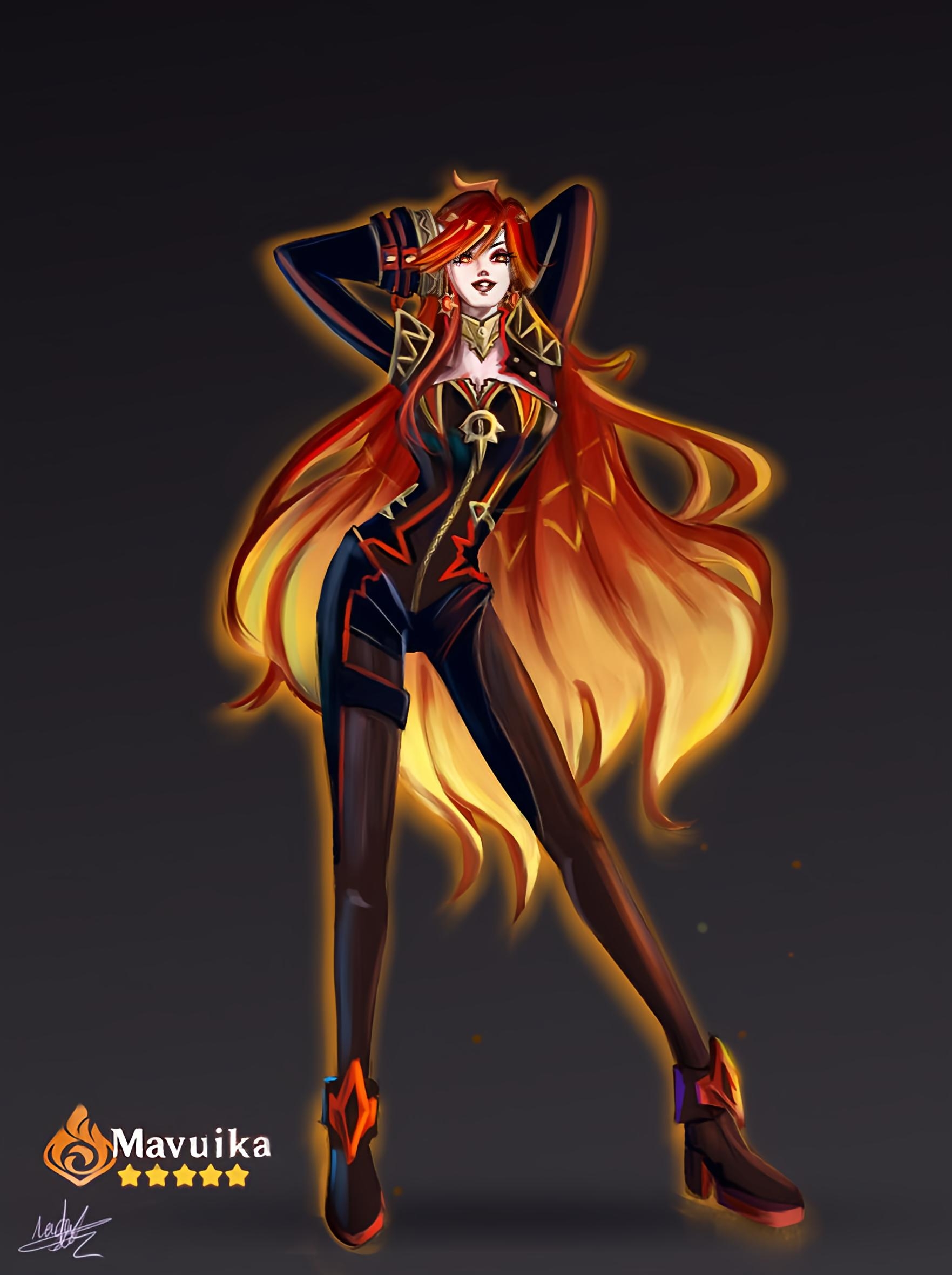 Mavuika fan art Genshin Impact | HoYoLAB