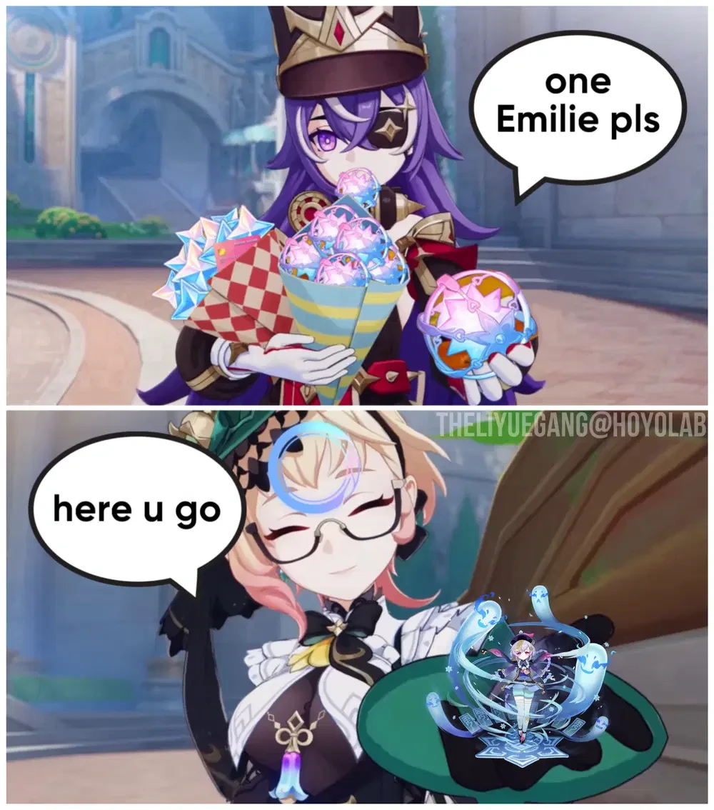 Emillie memes bc l love her♡ Genshin Impact | HoYoLAB
