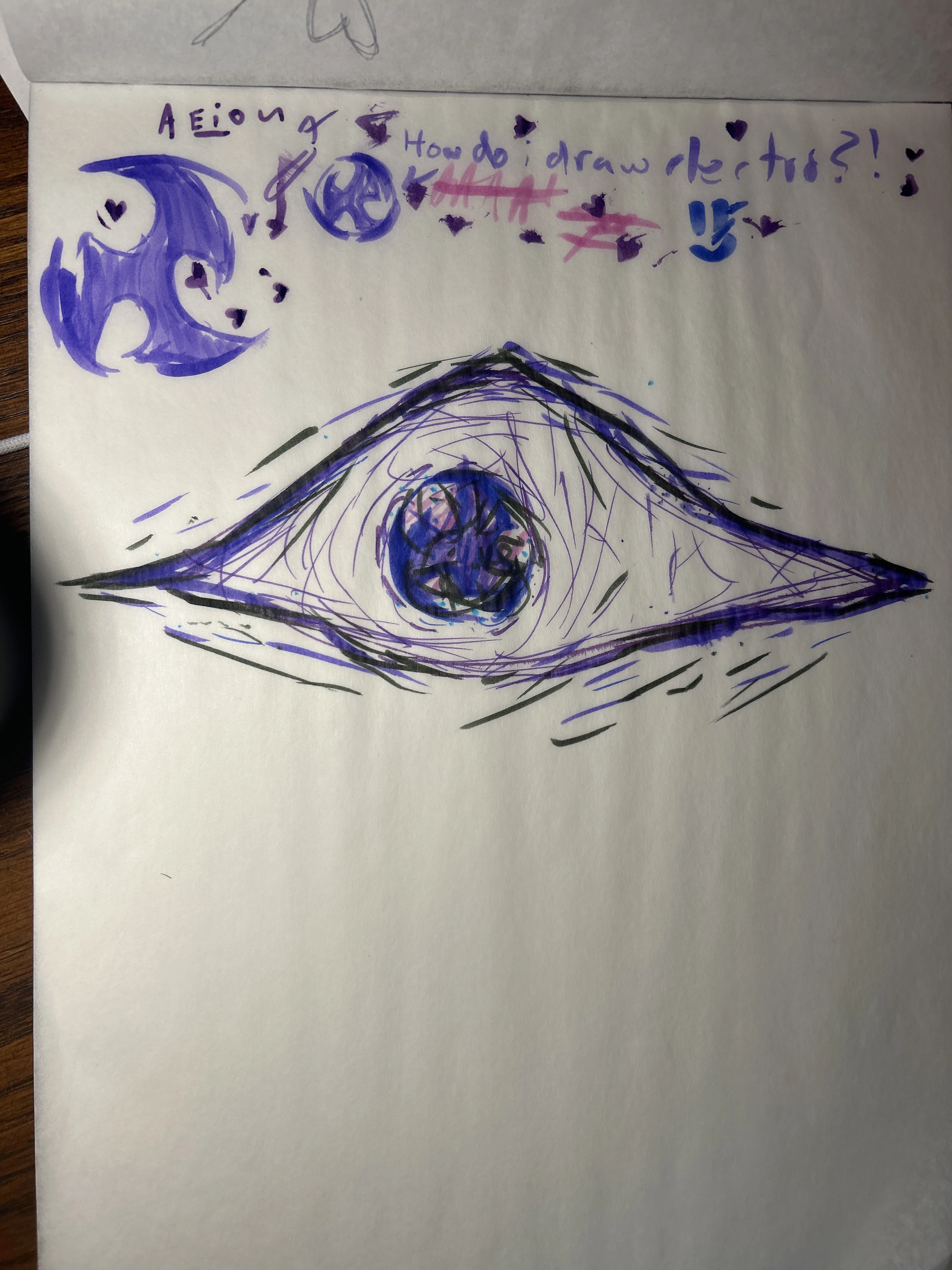 i really tried to draw Raiden's eye thingy- Genshin Impact | HoYoLAB