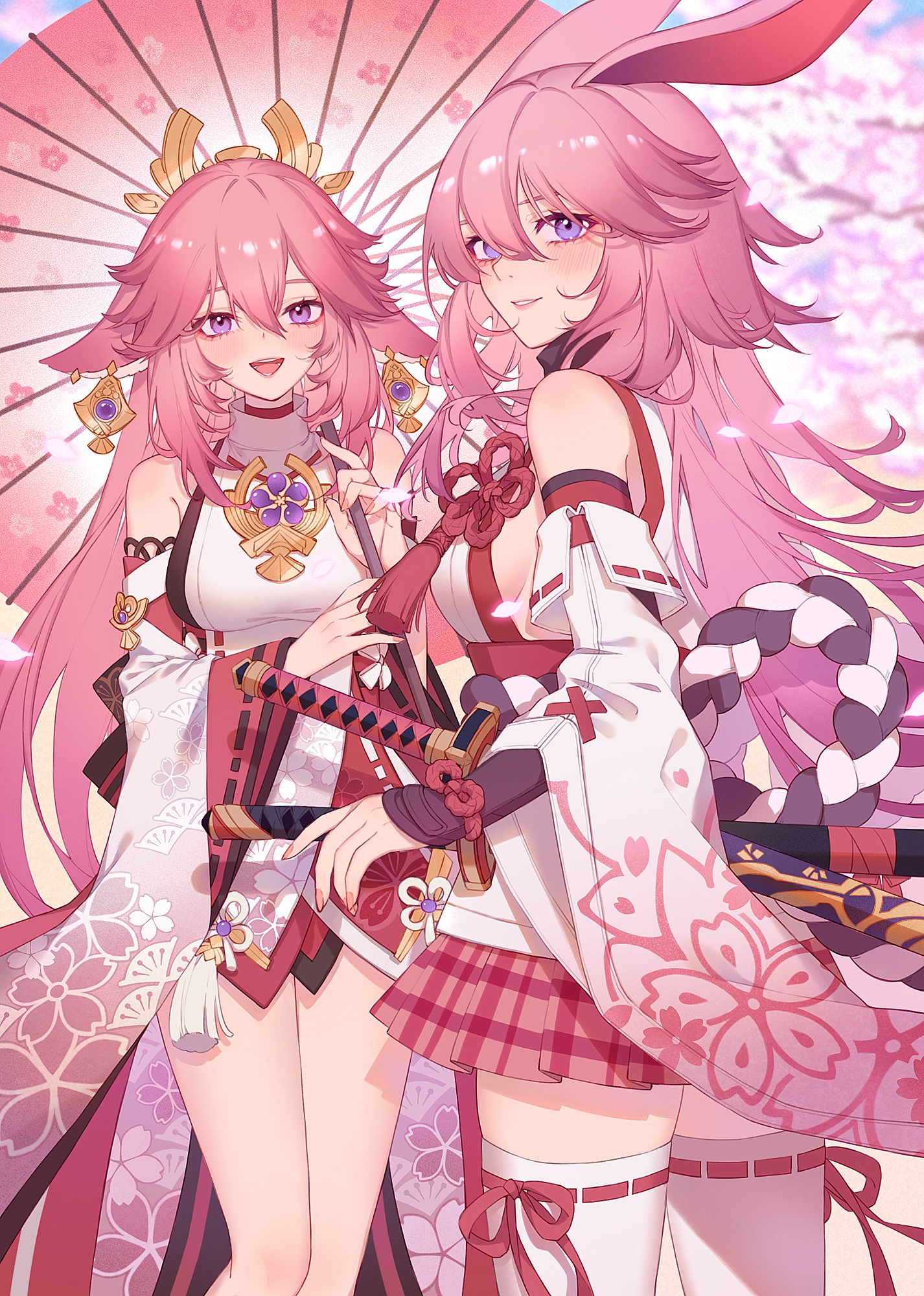 Yae Miko and Yae Sakura Genshin Impact | HoYoLAB