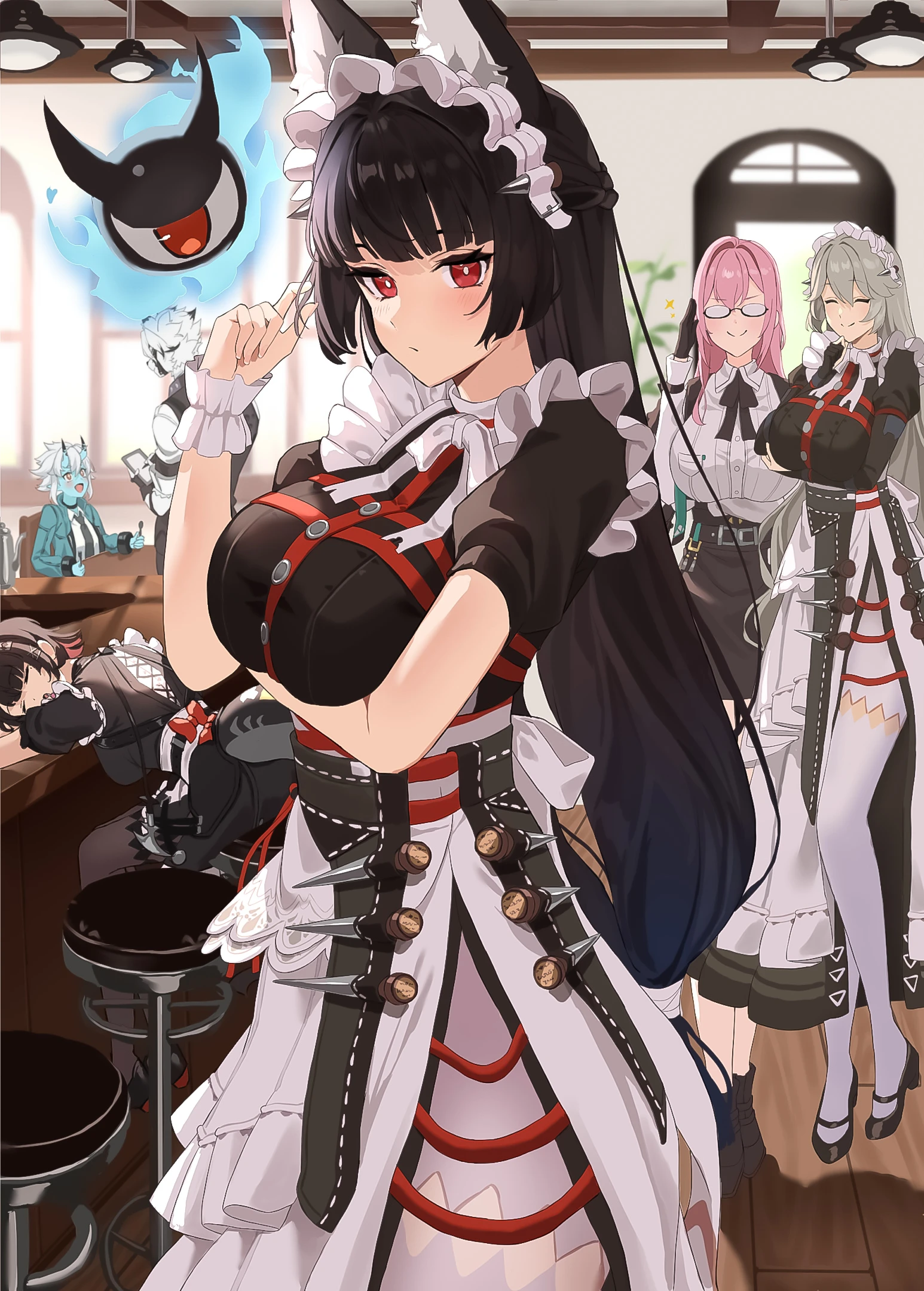 Hoshimi Miyabi Maid - Normal/Com Saturação/PeB Zenless Zone Zero | HoYoLAB