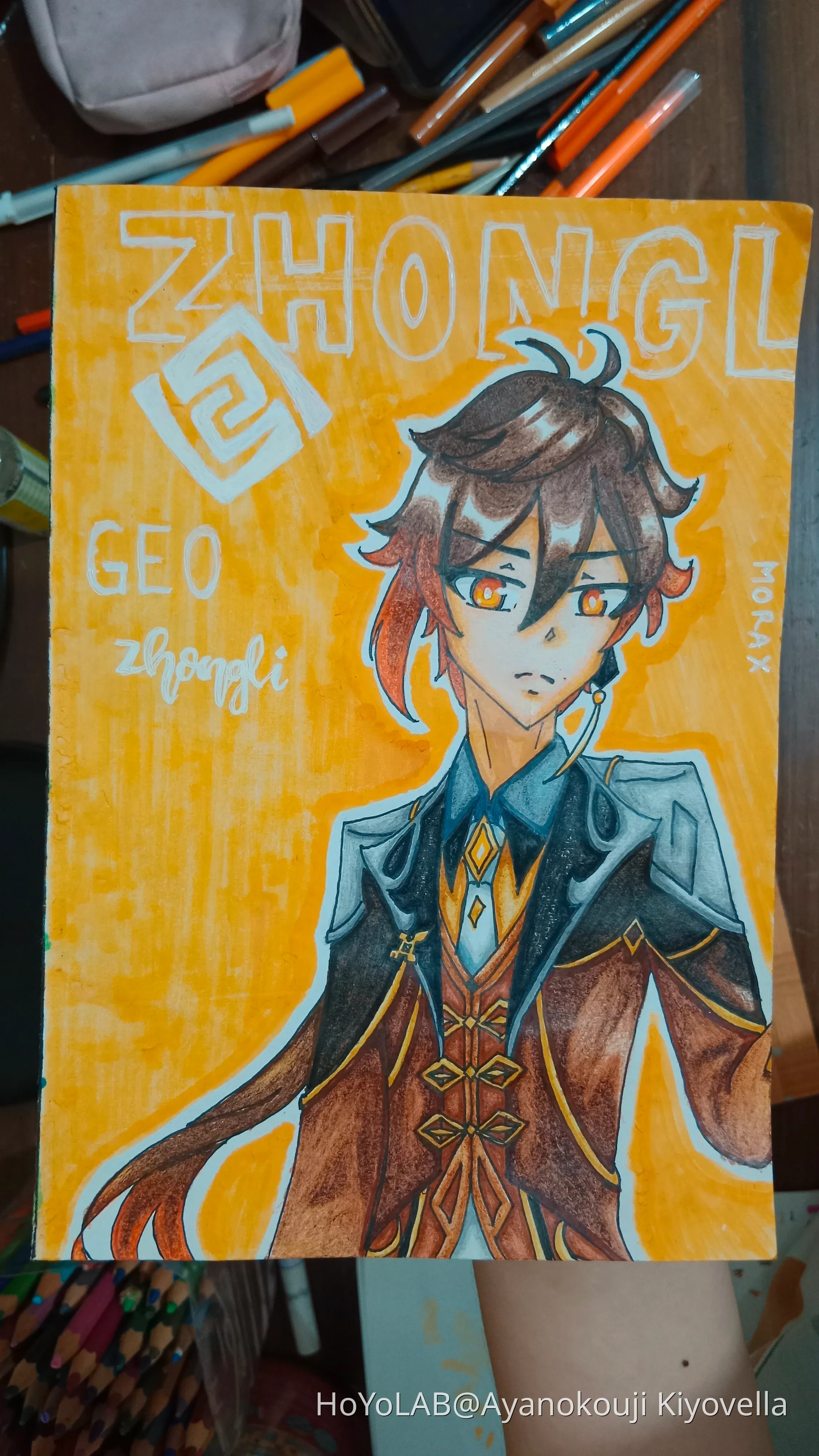 Zhongli Art Genshin Impact | HoYoLAB
