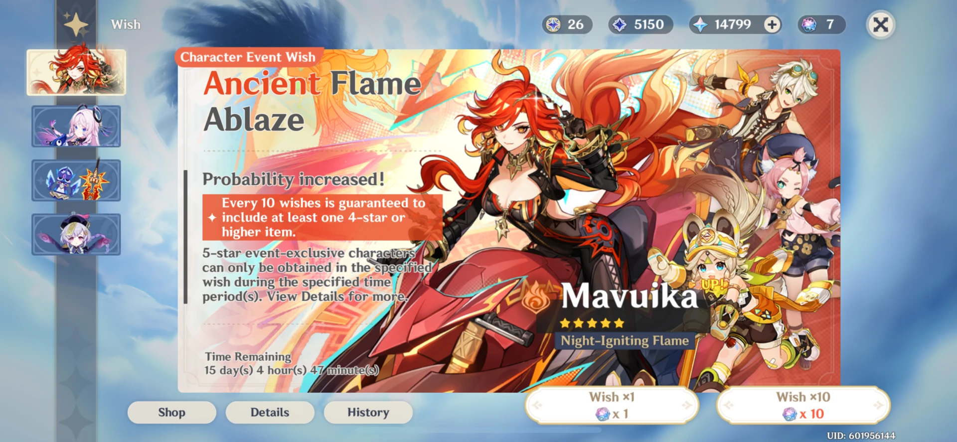 Day 35 of saving for Capitano/Wriothesley/Clorinde Genshin Impact | HoYoLAB