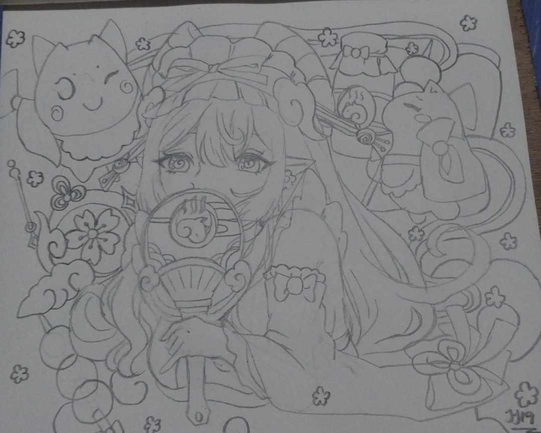 Yumemizuki Mizuki (Trad style) art by me Genshin Impact | HoYoLAB
