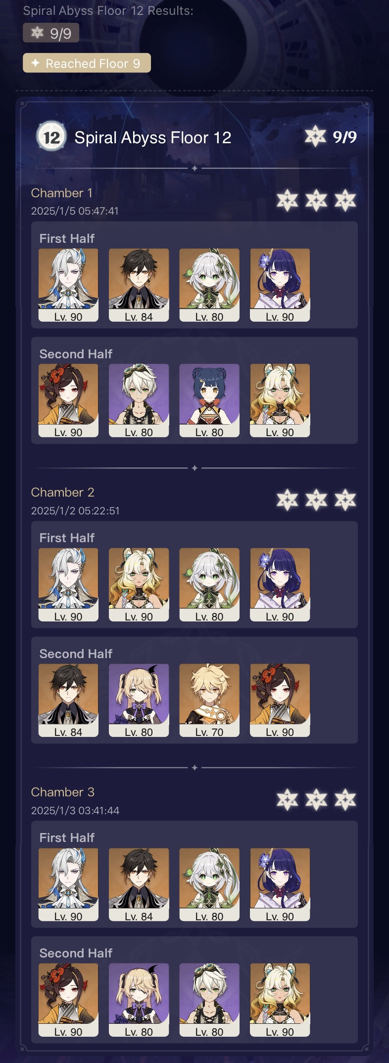 Chiori carried (36* abyss) Genshin Impact | HoYoLAB