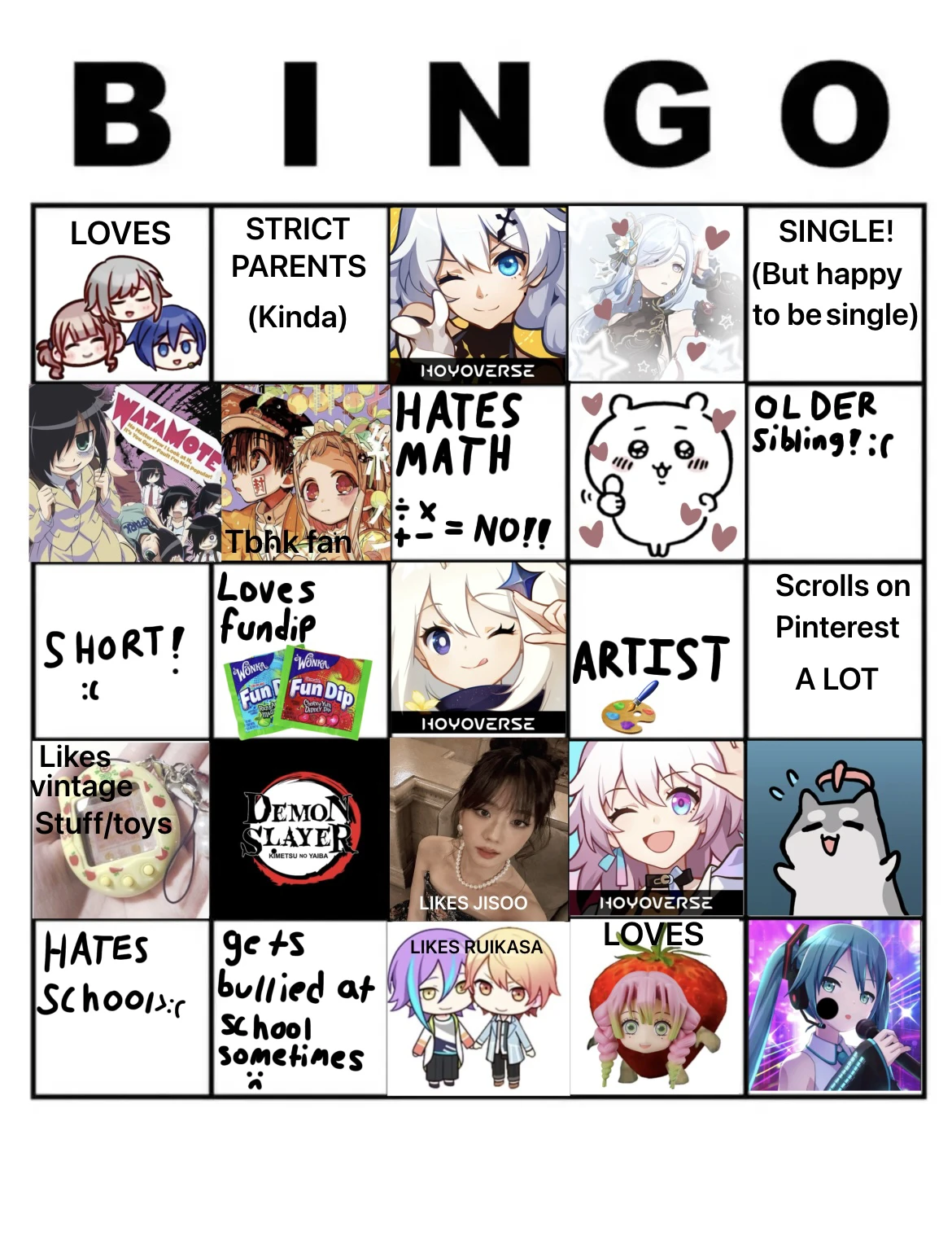 Silly lil bingo :3 | HoYoLAB
