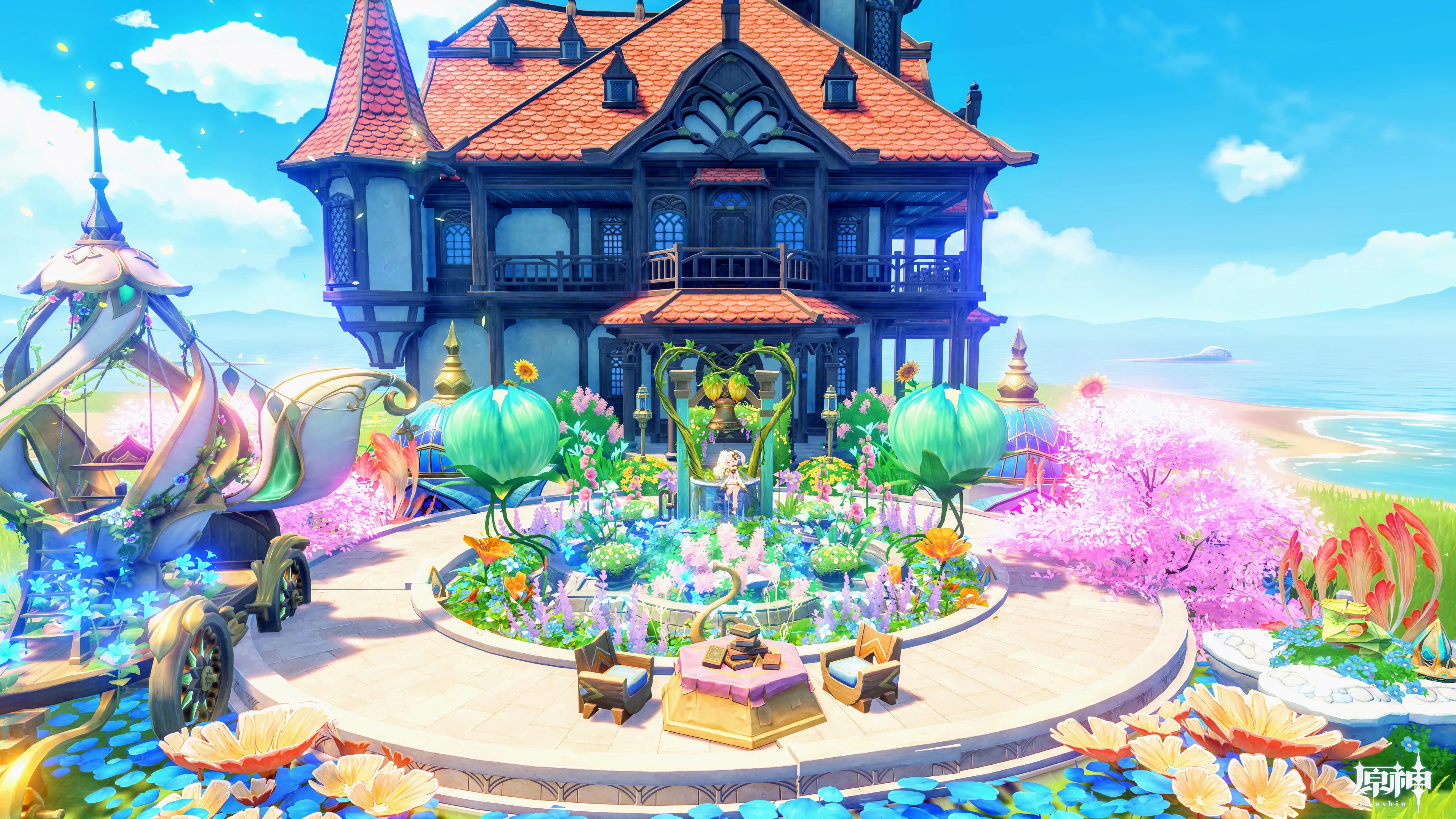 【𝐓𝐡𝐞 𝐑𝐨𝐮𝐧𝐝 𝐆𝐚𝐫𝐝𝐞𝐧 𝐨𝐟 𝐅𝐥𝐨𝐰𝐞𝐫𝐬 🌸】 Genshin Impact | HoYoLAB