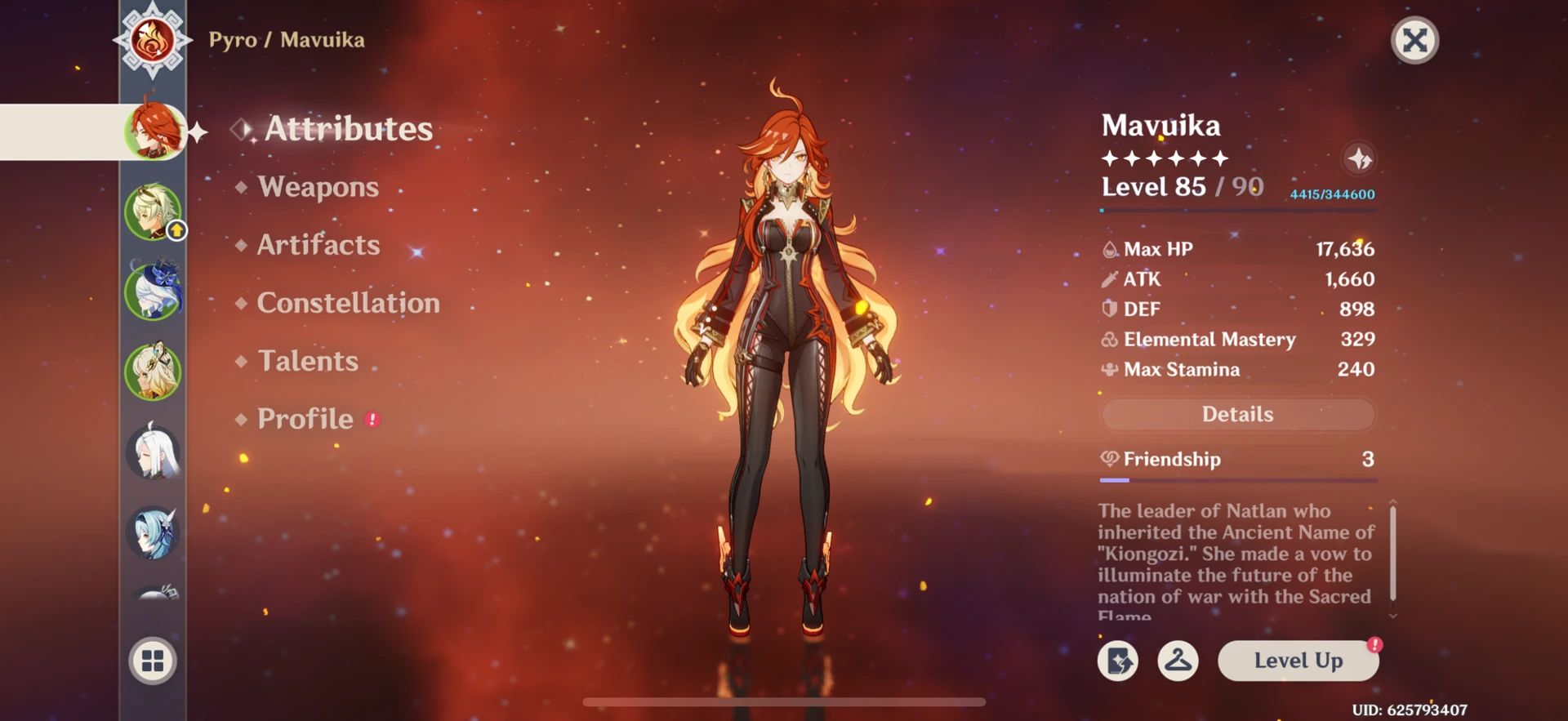 My Mavuika build Genshin Impact | HoYoLAB