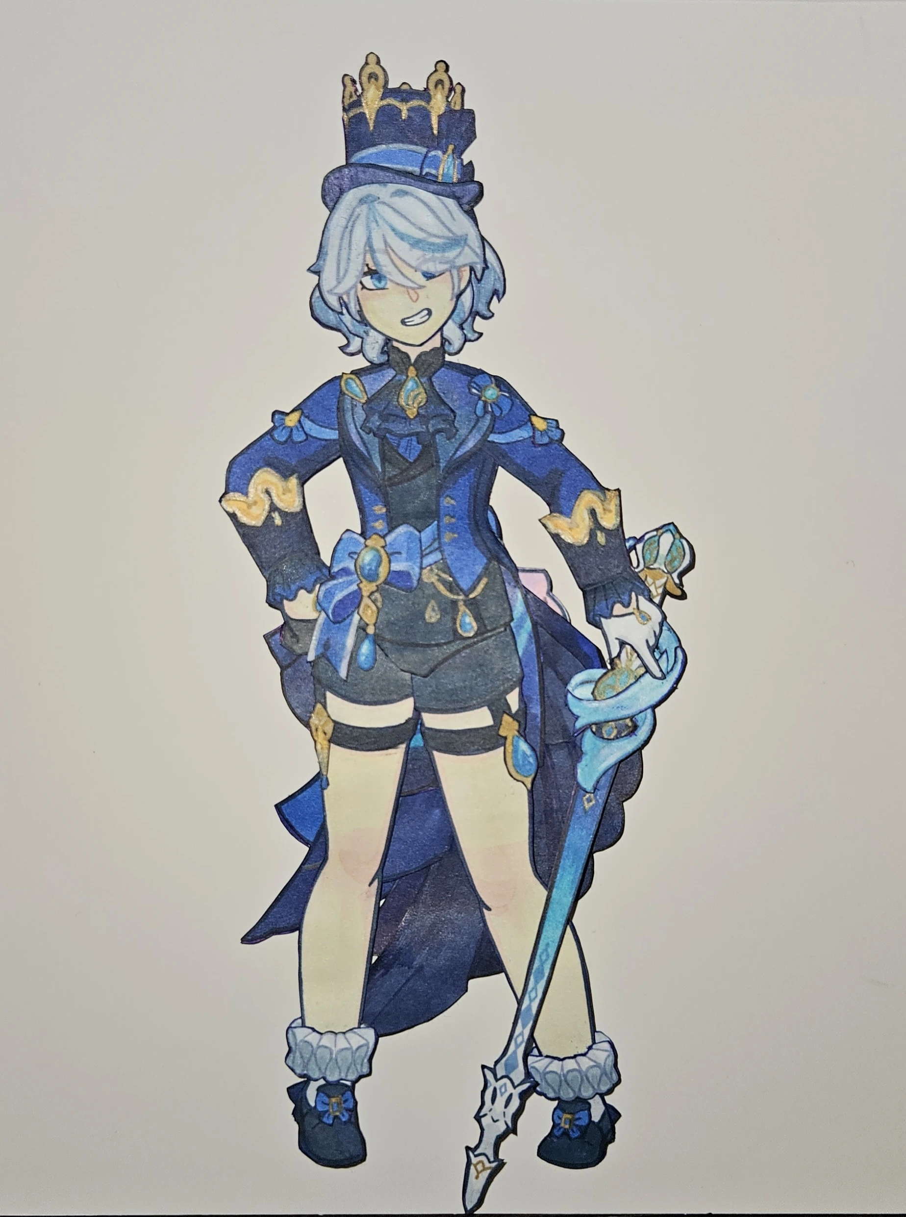 Furina paper doll Genshin Impact | HoYoLAB