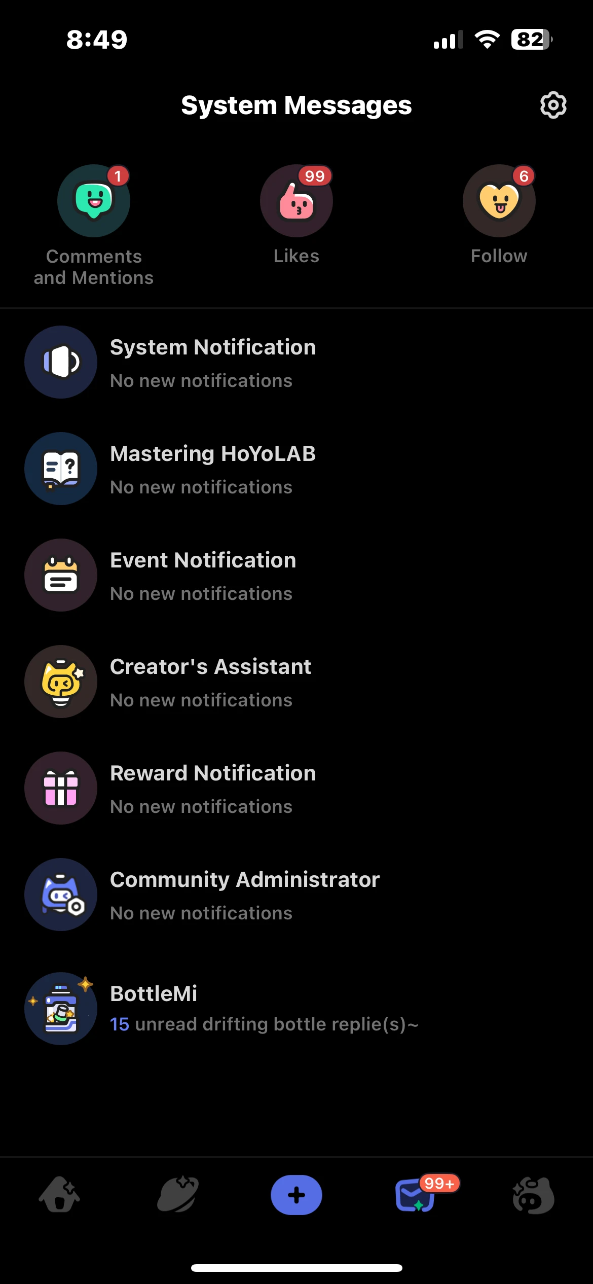 Ignoring system messages pt.1 :) | HoYoLAB