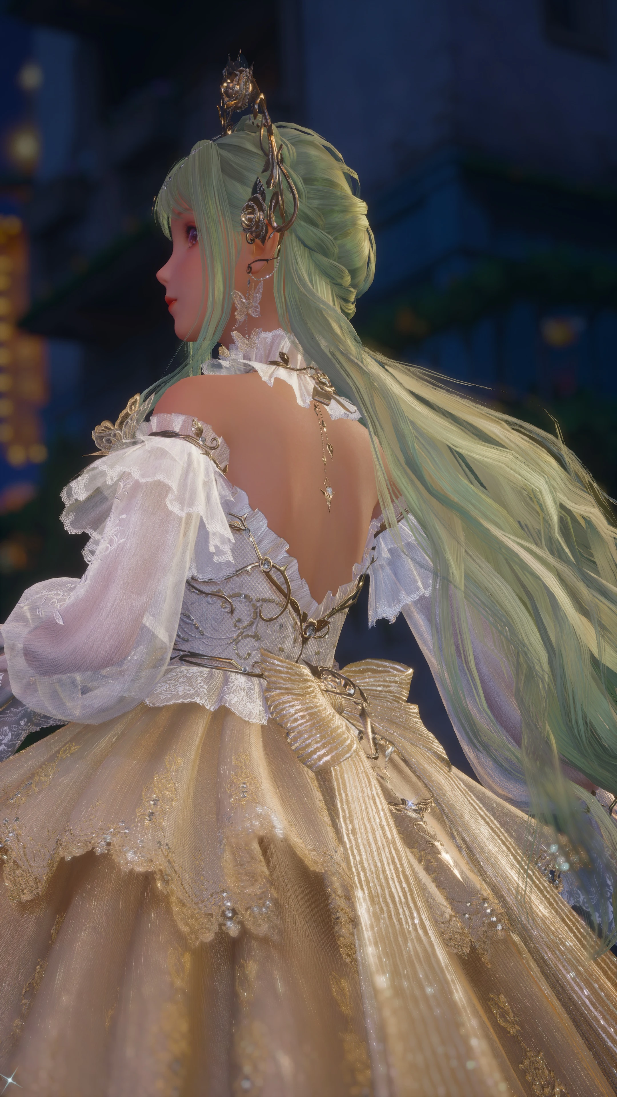 Completed the first miracle outfit: Wishful Aurosa 💚 ️ | HoYoLAB