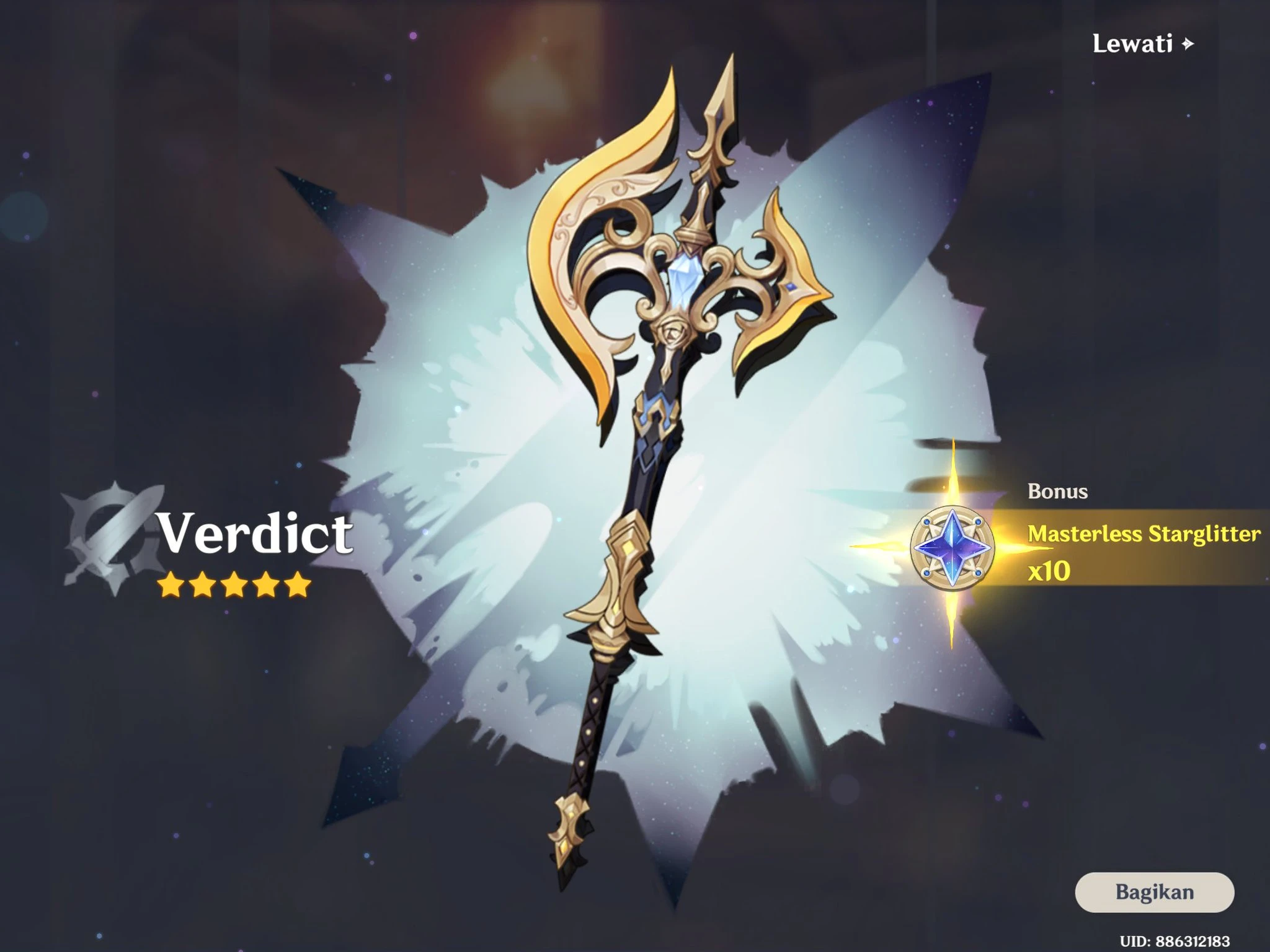 Prettiest weapon ever Genshin Impact | HoYoLAB