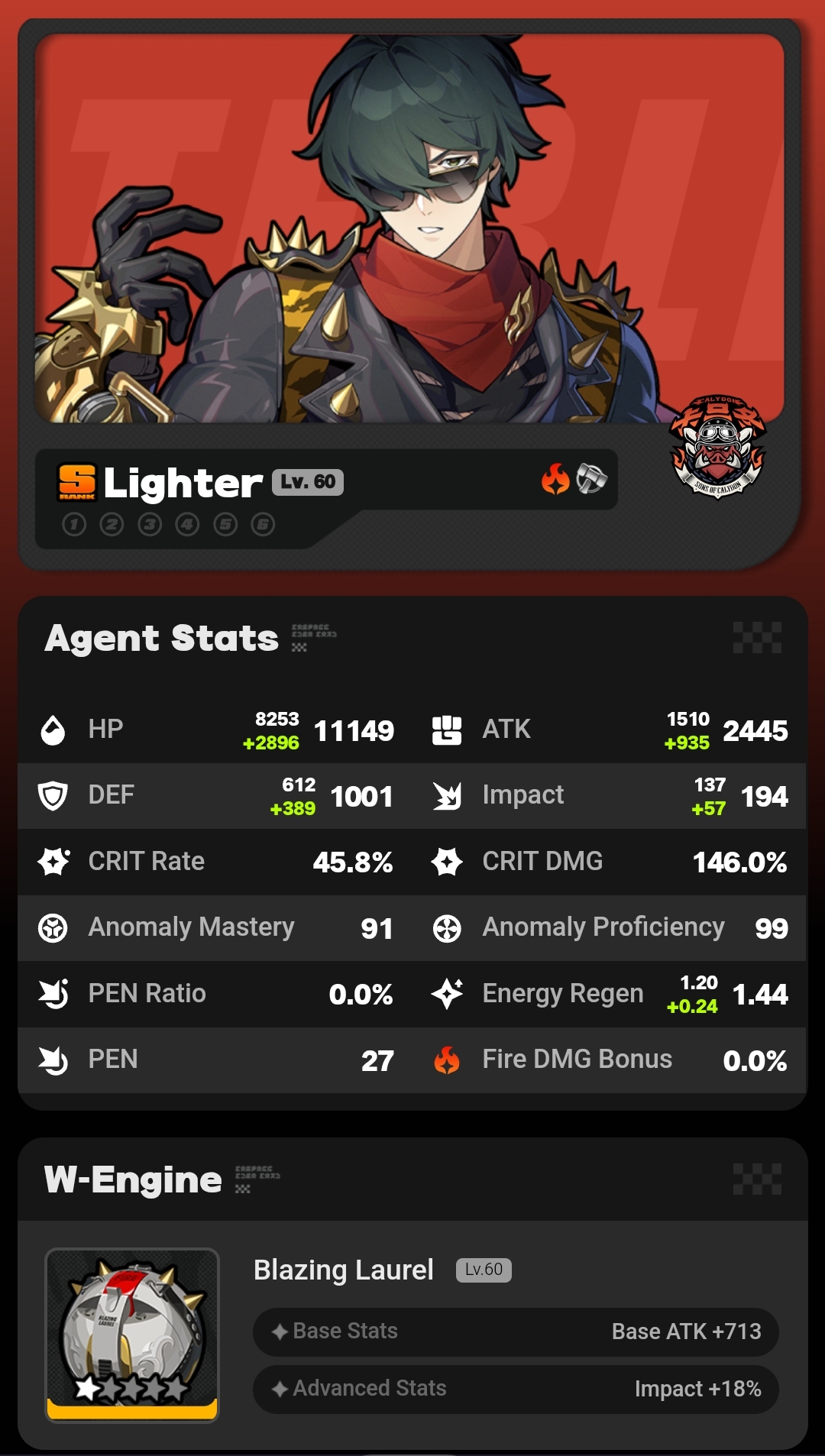 This is my Lighter, hbu? [Stun, Semi-DPS] Zenless Zone Zero | HoYoLAB