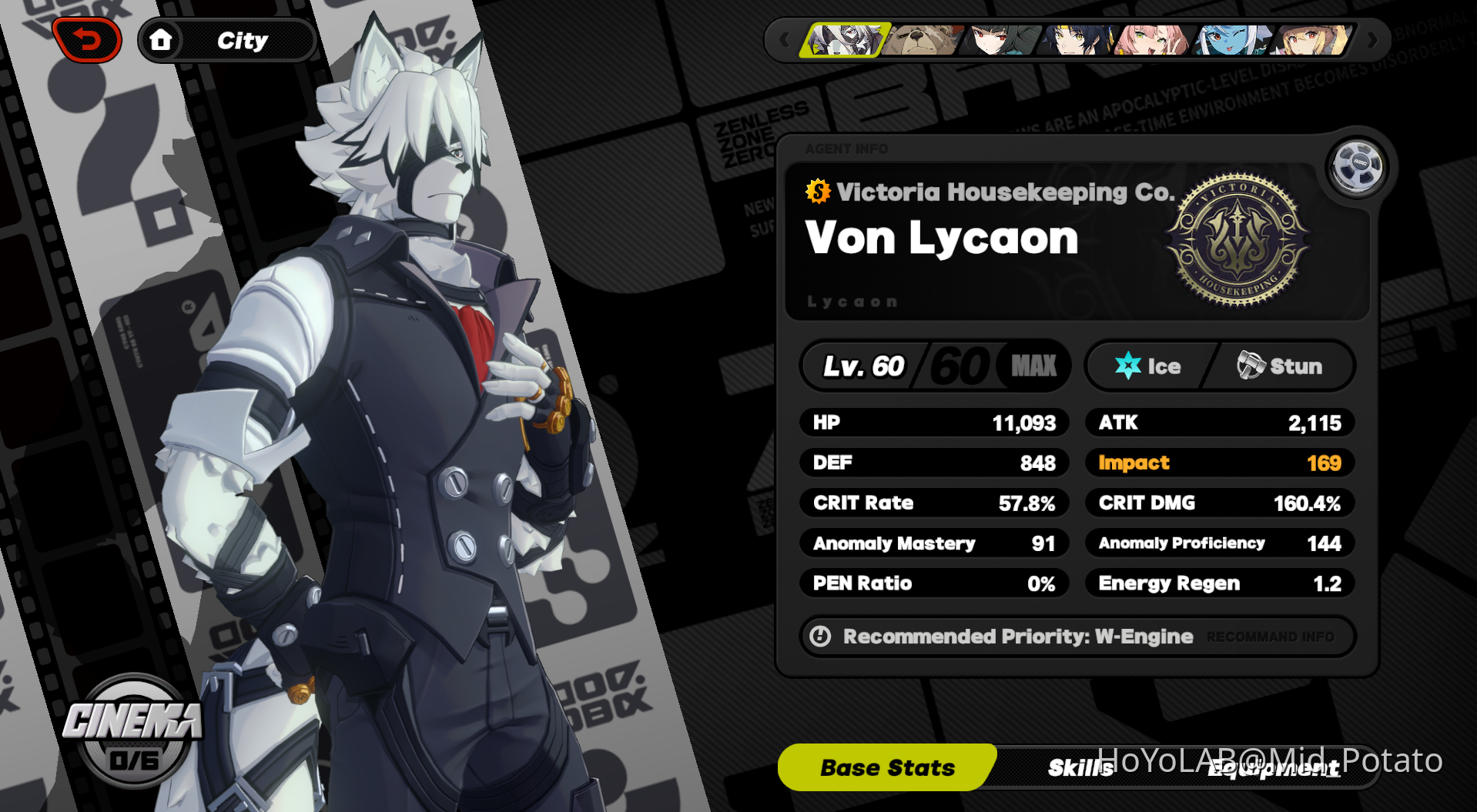 Current stats With miyabi Weapon rn Zenless Zone Zero | HoYoLAB
