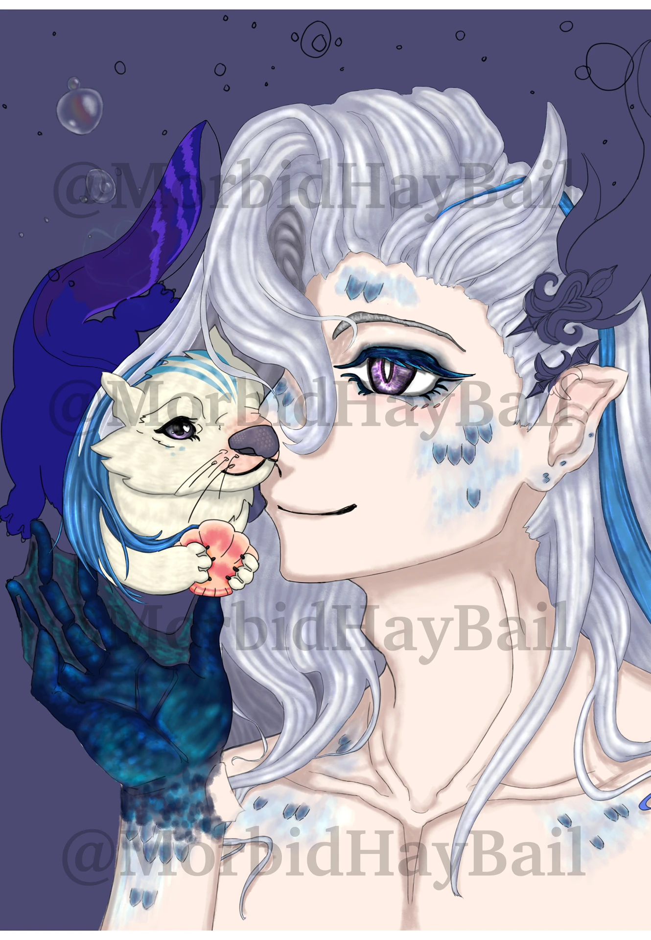 I Finally Came Back To My Neuvillette Drawing! 👀 Genshin Impact | HoYoLAB