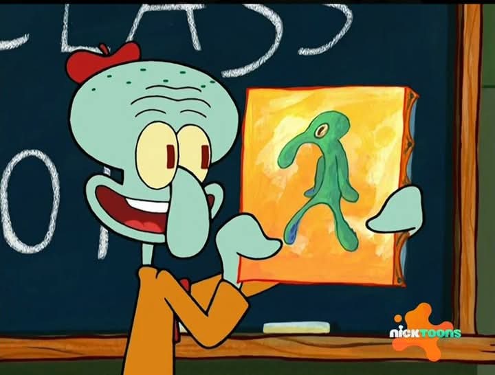 Squidward show the arts but look like the trash arts | HoYoLAB