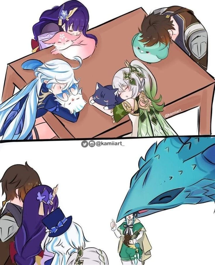 random genshin meme's Genshin Impact | HoYoLAB