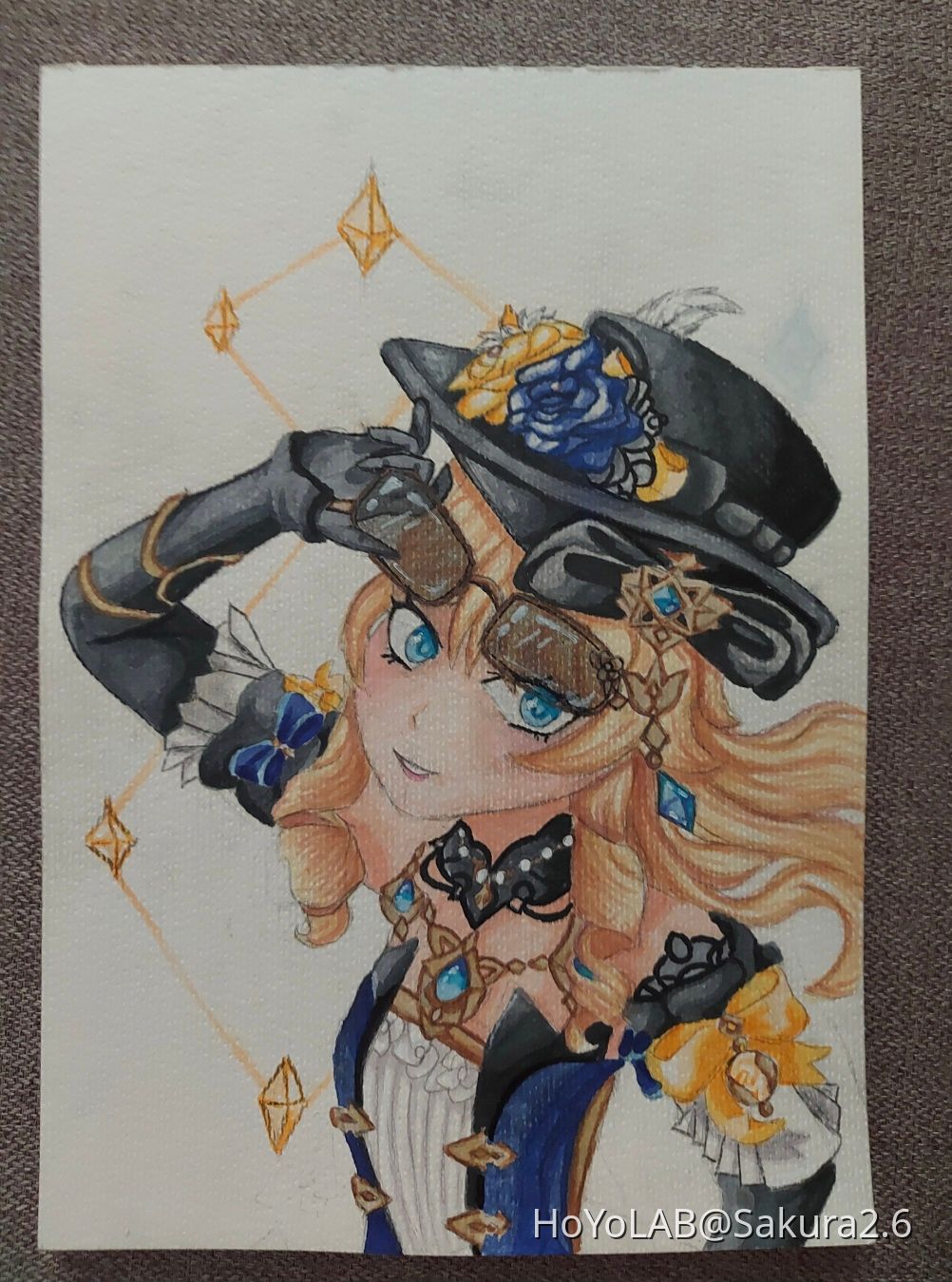 Navia drawing💛 Genshin Impact | HoYoLAB