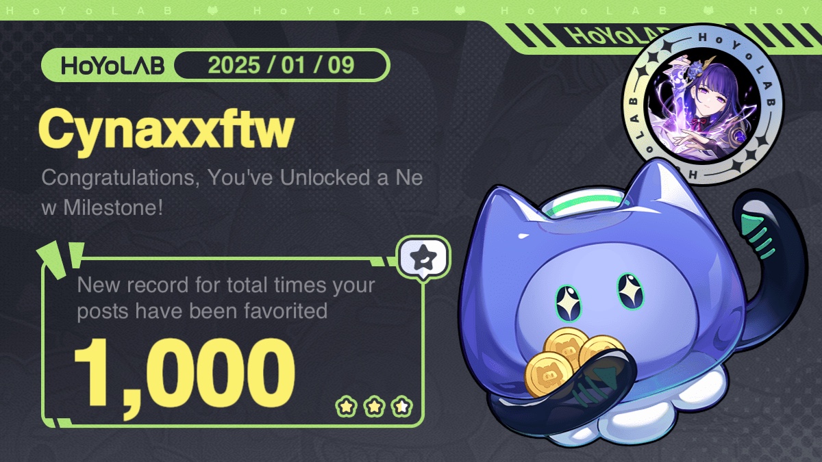 Follow me for new update | HoYoLAB