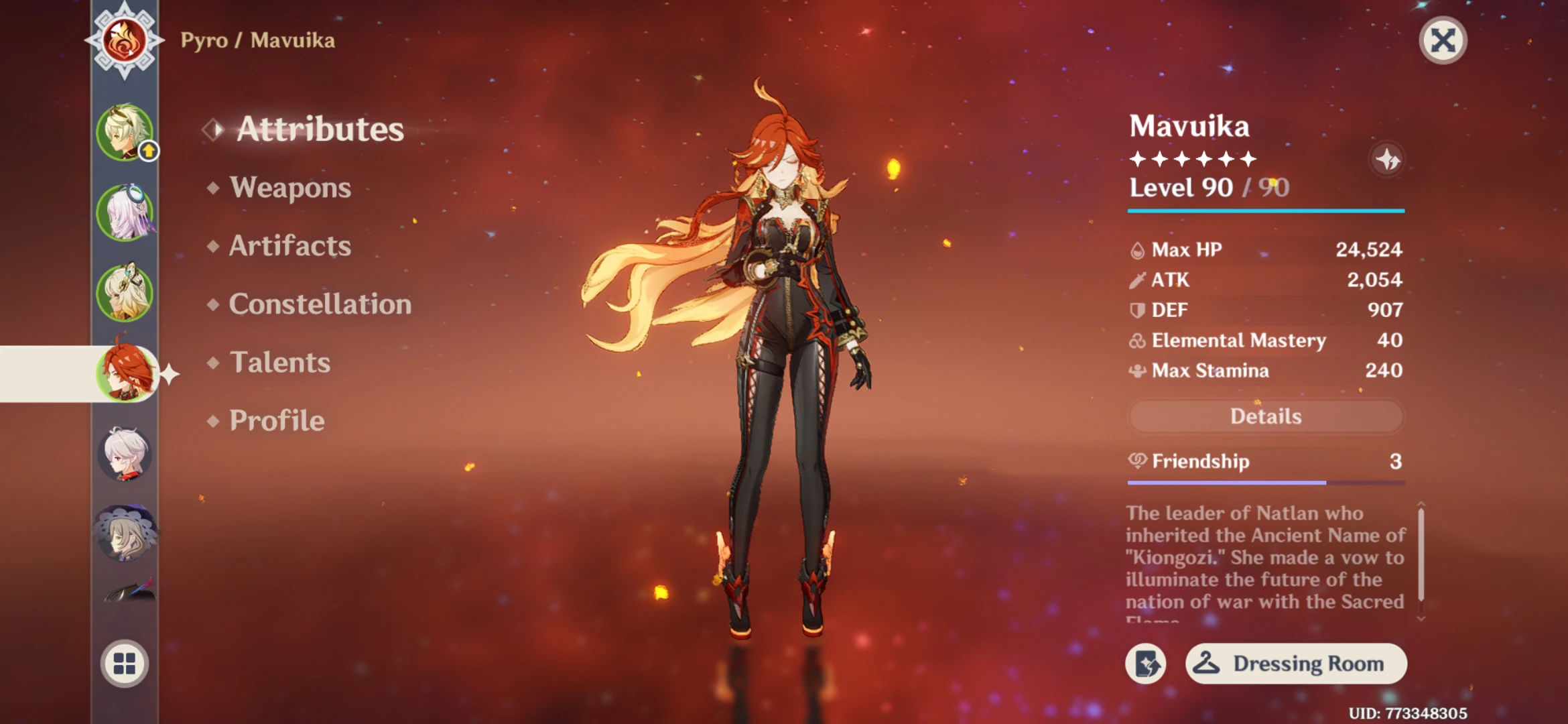 my mavuika build and damage Genshin Impact | HoYoLAB