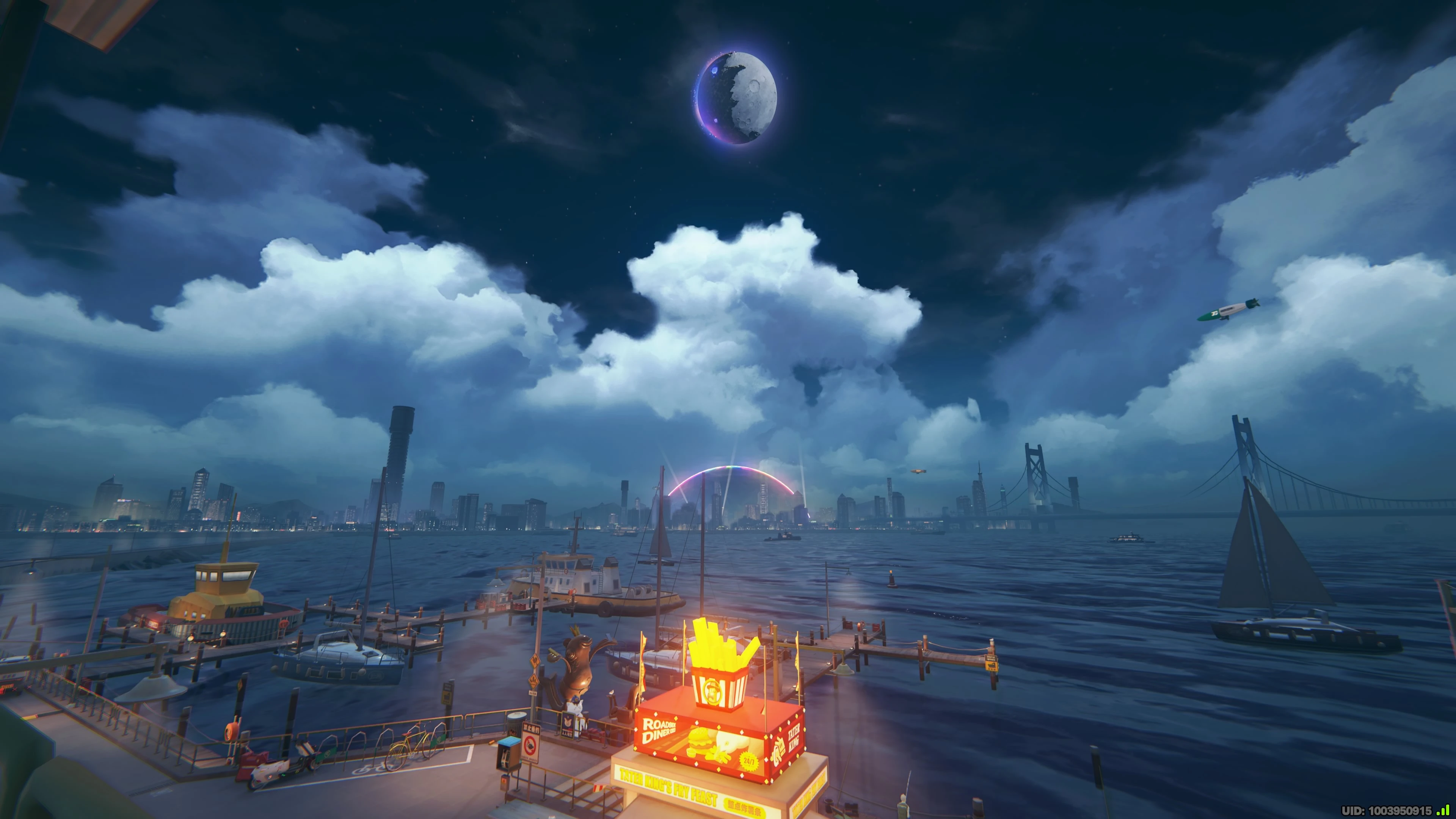 I love Port Elpis at late night Zenless Zone Zero | HoYoLAB