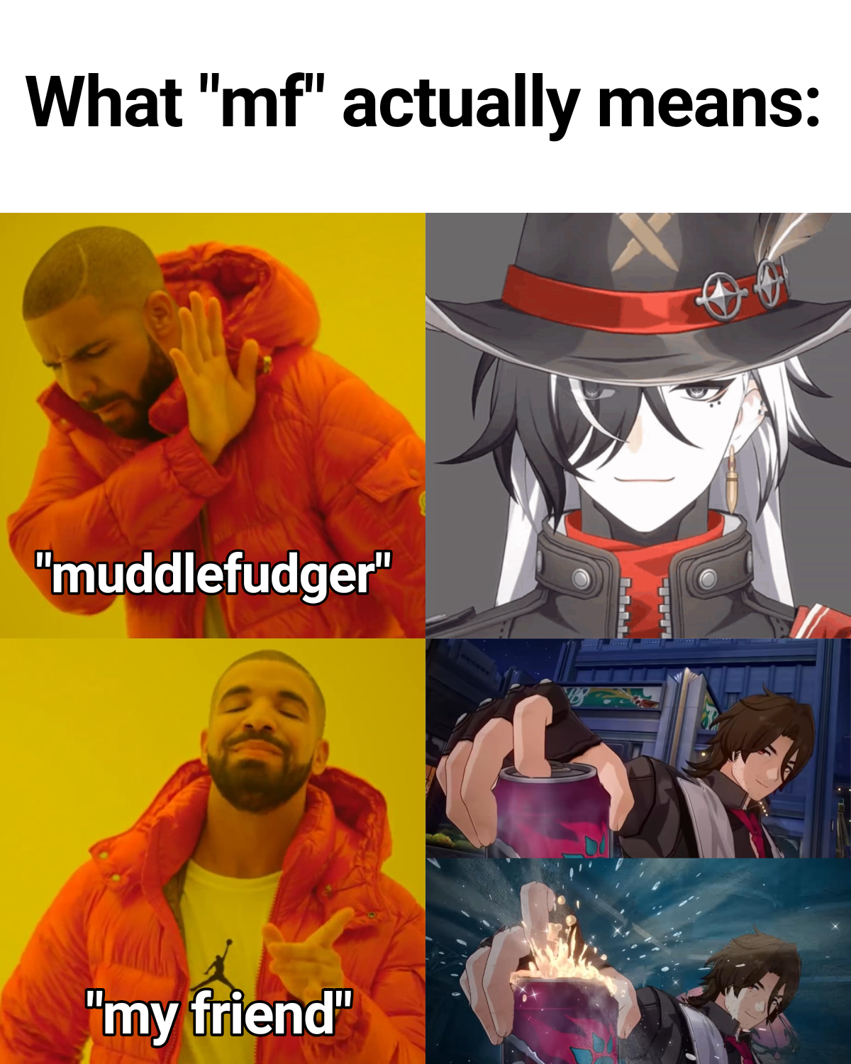 The true meaning of "mf". Honkai: Star Rail | HoYoLAB