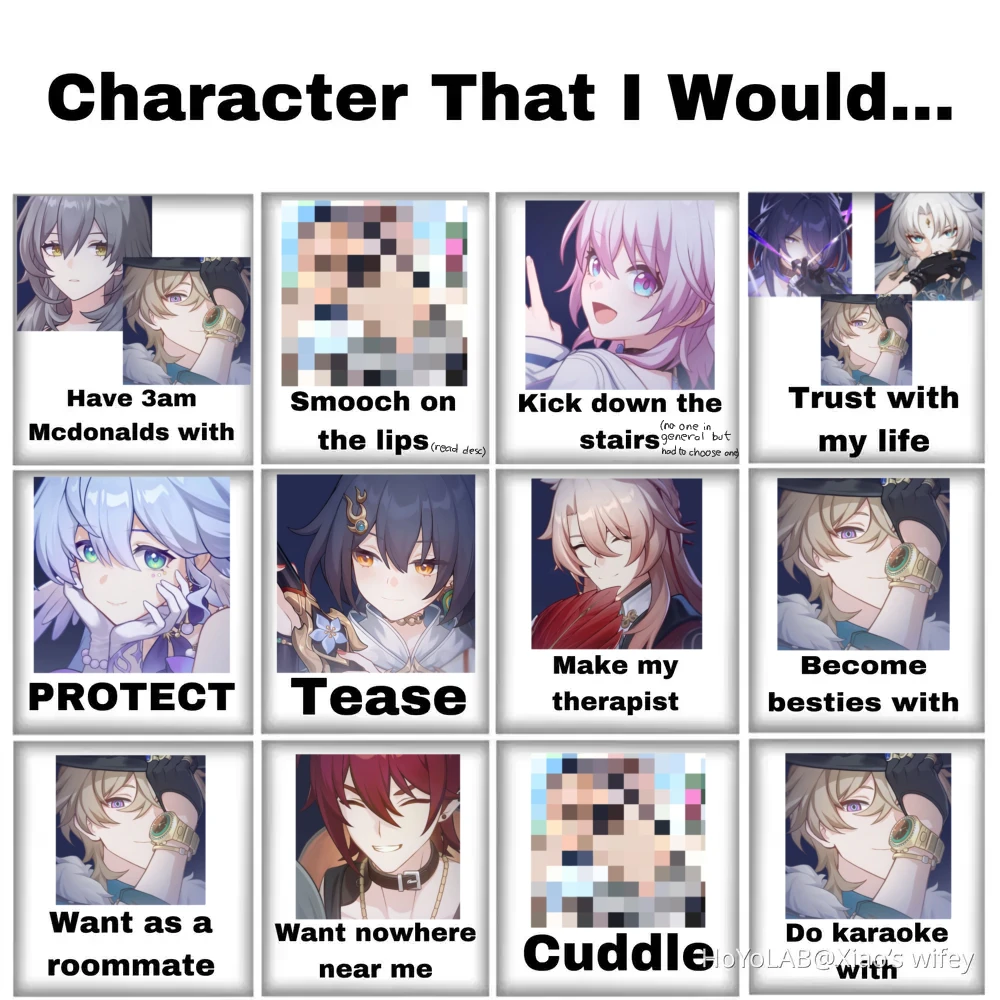 HSR template thing Honkai: Star Rail | HoYoLAB