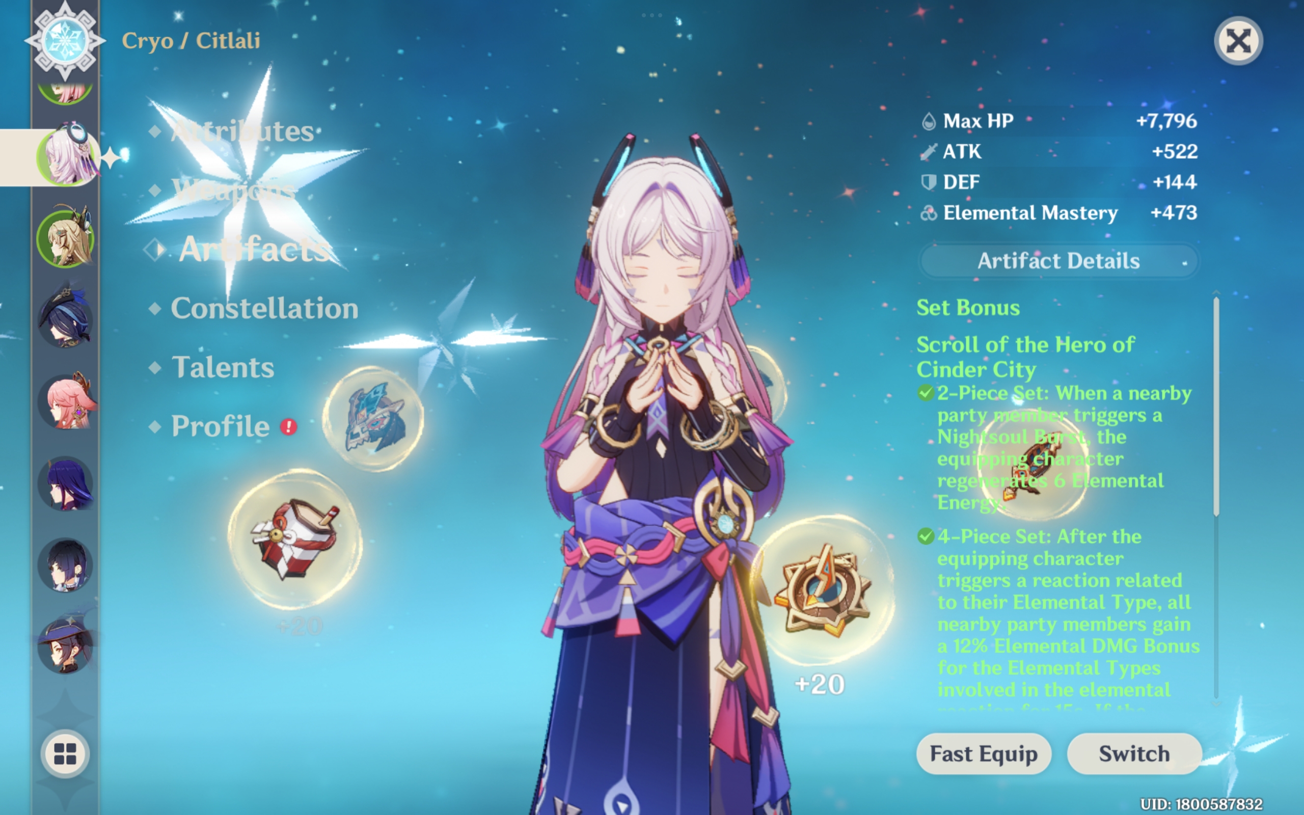 This my Citali build so far she has can do 147k on this build somehow ...