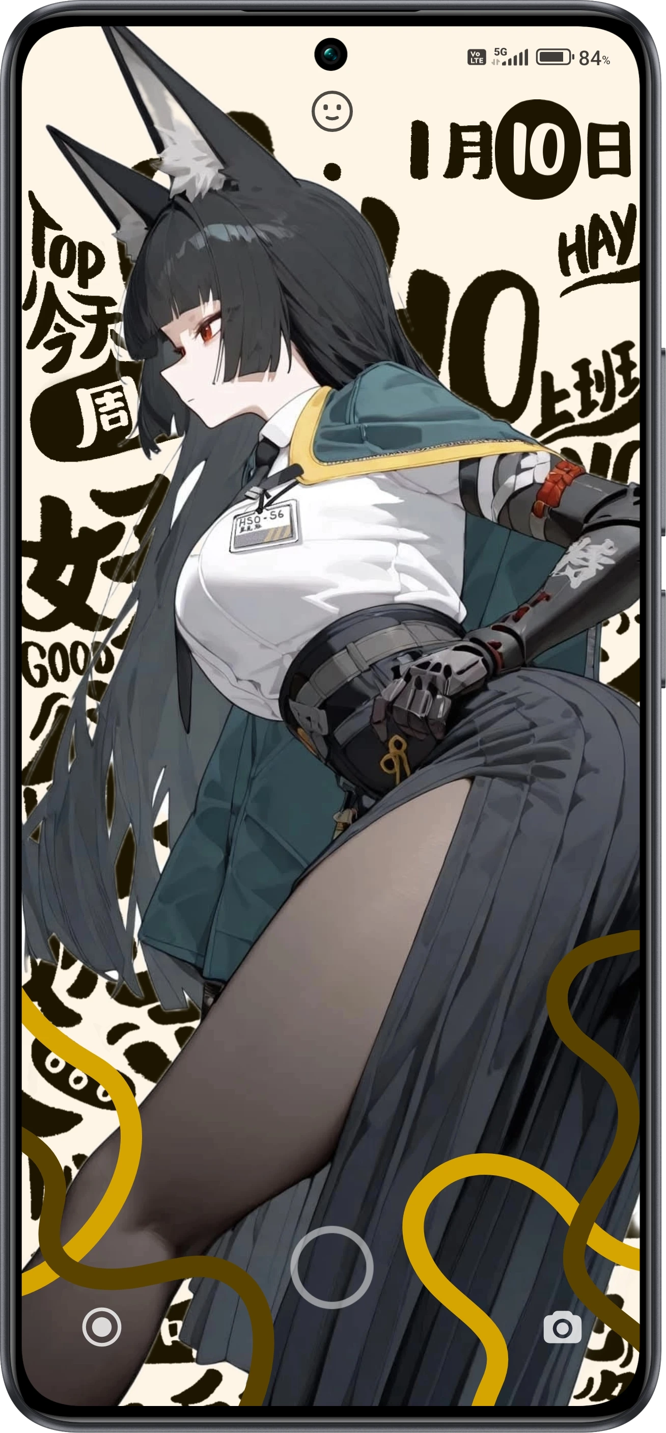 Hoshima Miyabi lock screen Zenless Zone Zero | HoYoLAB