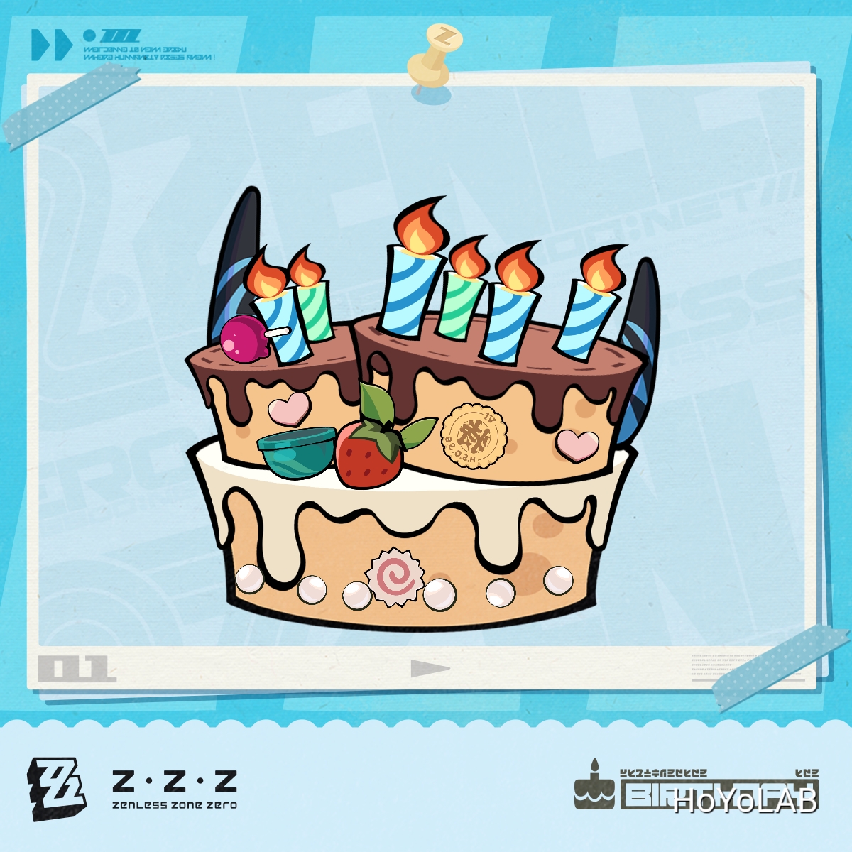 Soukaku's cake! Zenless Zone Zero | HoYoLAB