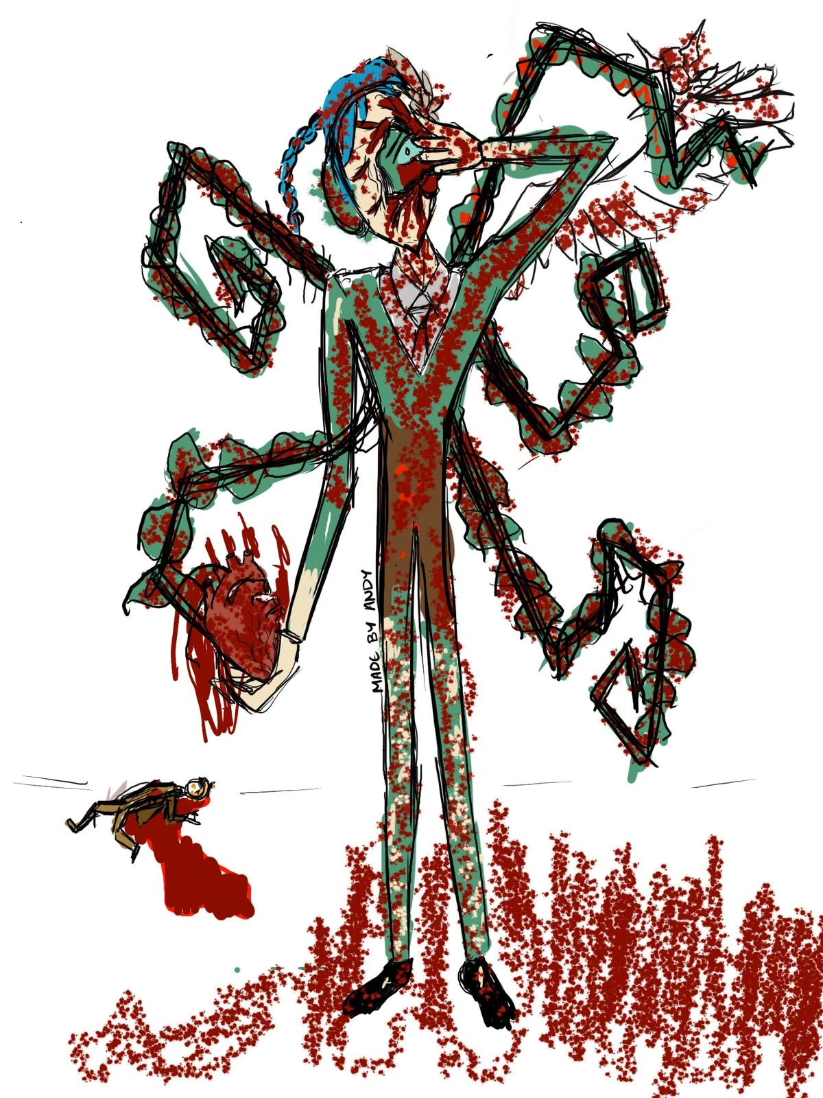 just finished making Venti as slender man hope you like it also I have ...