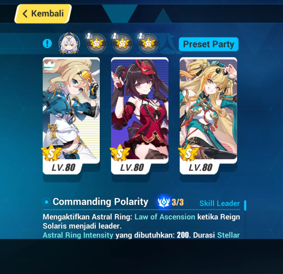 Akhirnya... Punya tim Astral Ring yg komplit :D (Rank-S semua dan ...