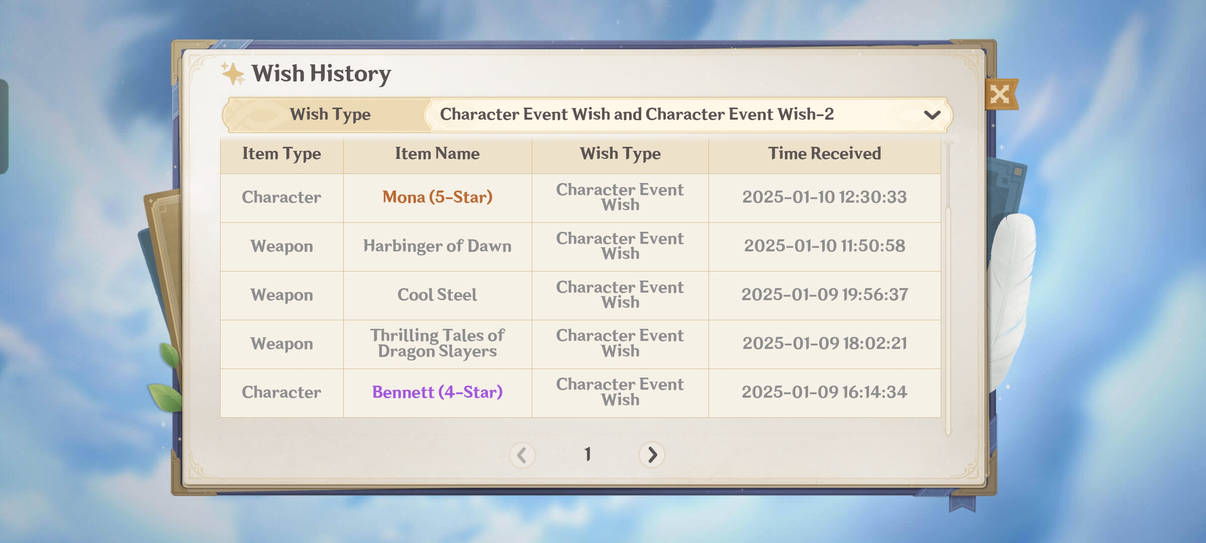 50-50 lost again Genshin Impact | HoYoLAB