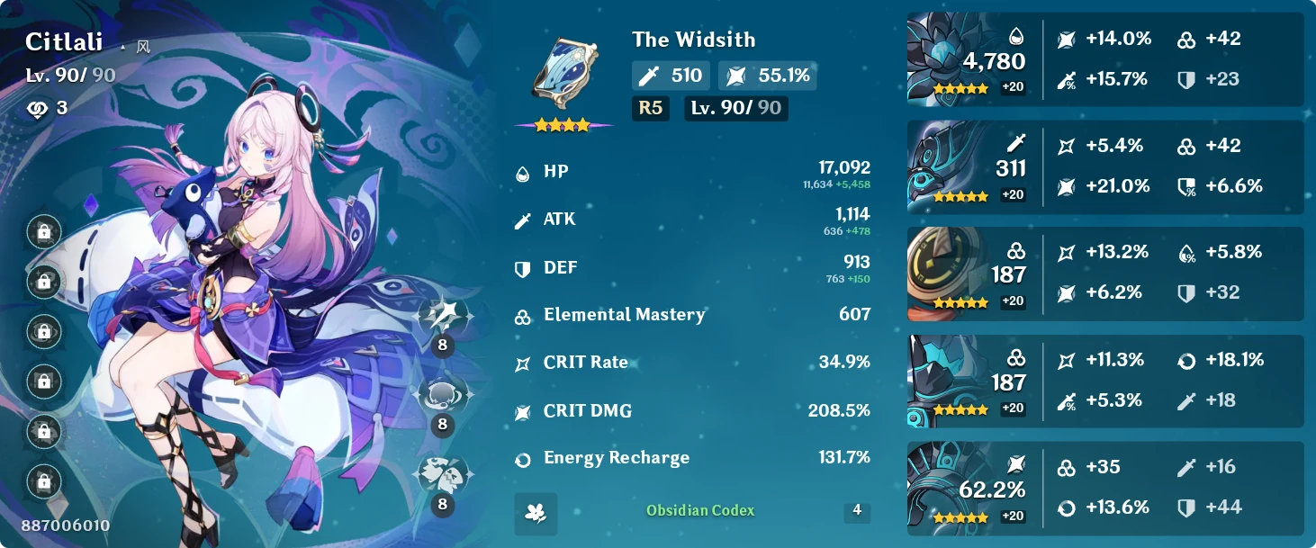 rate my citlali build Genshin Impact | HoYoLAB